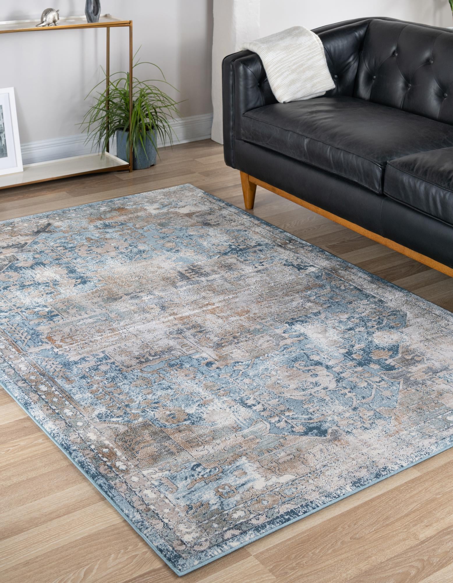 Blue 9' x 12' Highbury Rug | Rugs.com