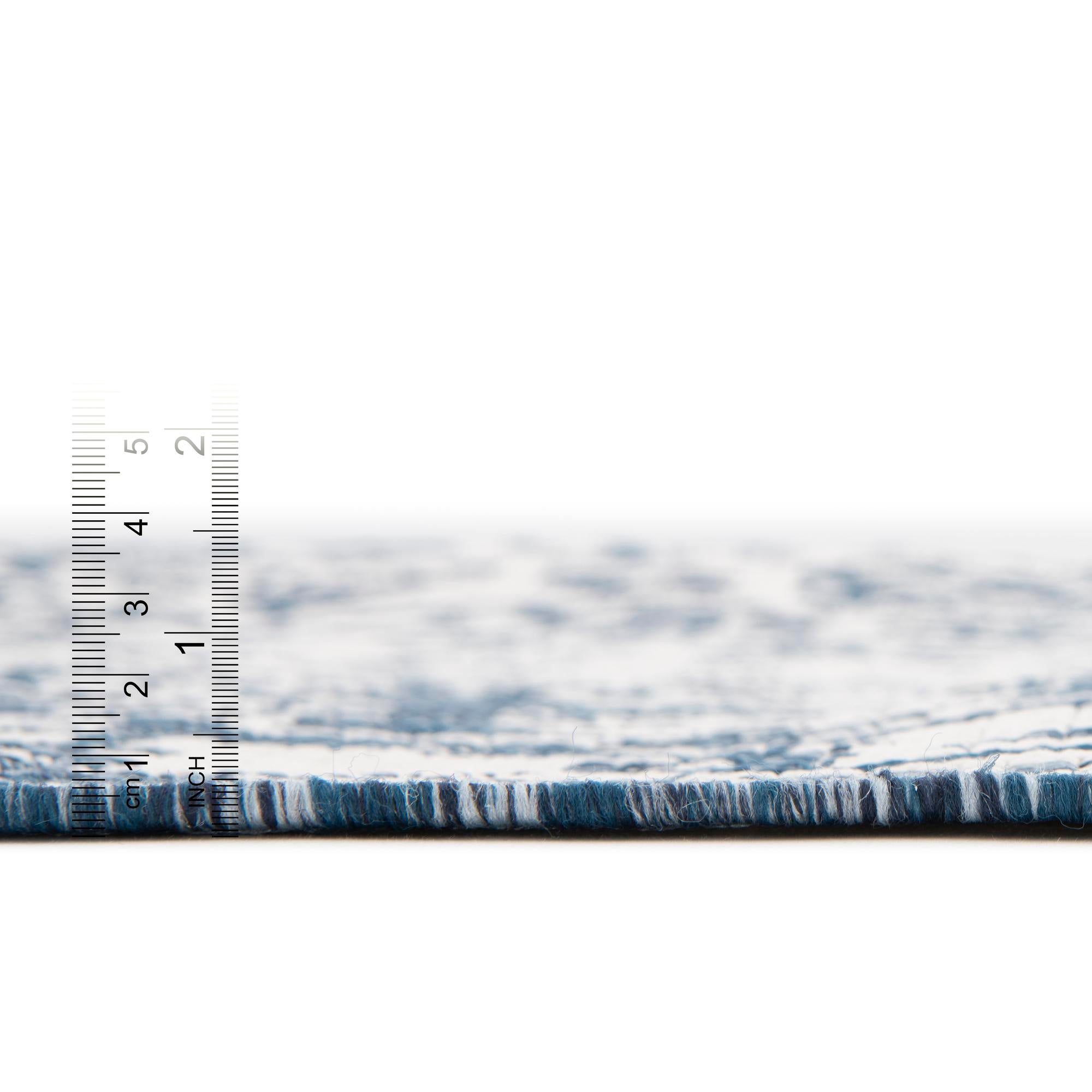 Blue 9' x 12' Jill Zarin Dubai Indoor / Outdoor Rug | Rugs.com