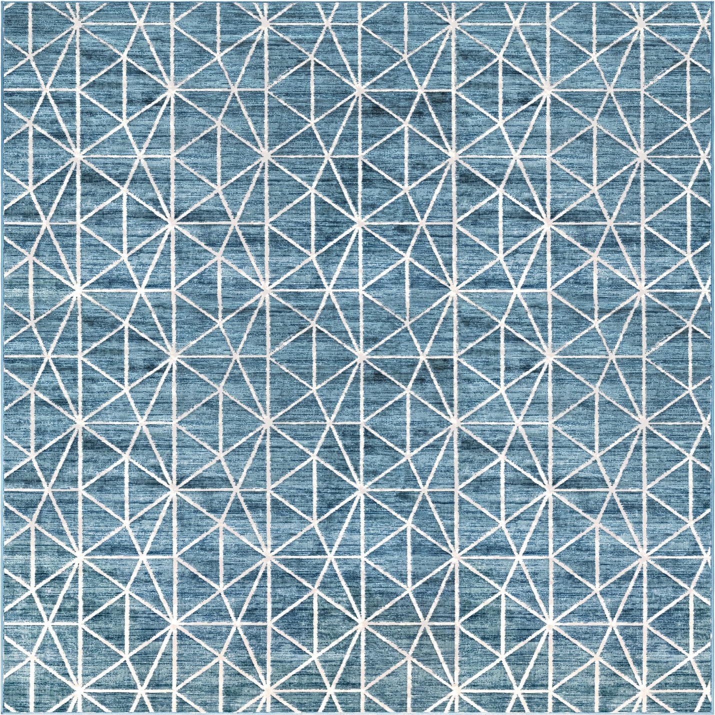 Blue 9' 10 x 14' Lattice Trellis Rug | Rugs.com