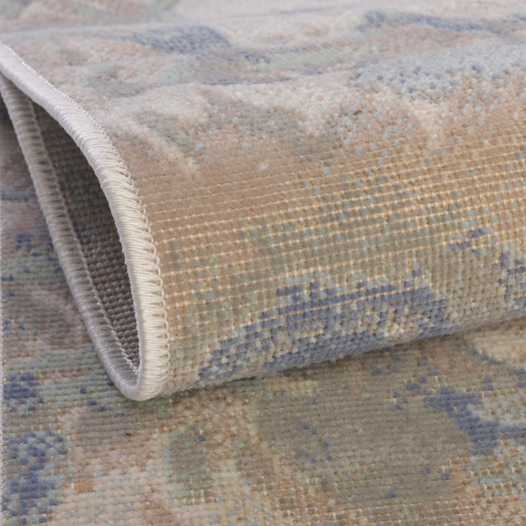 Blue 8' x 10' Lotus Rug | Rugs.com