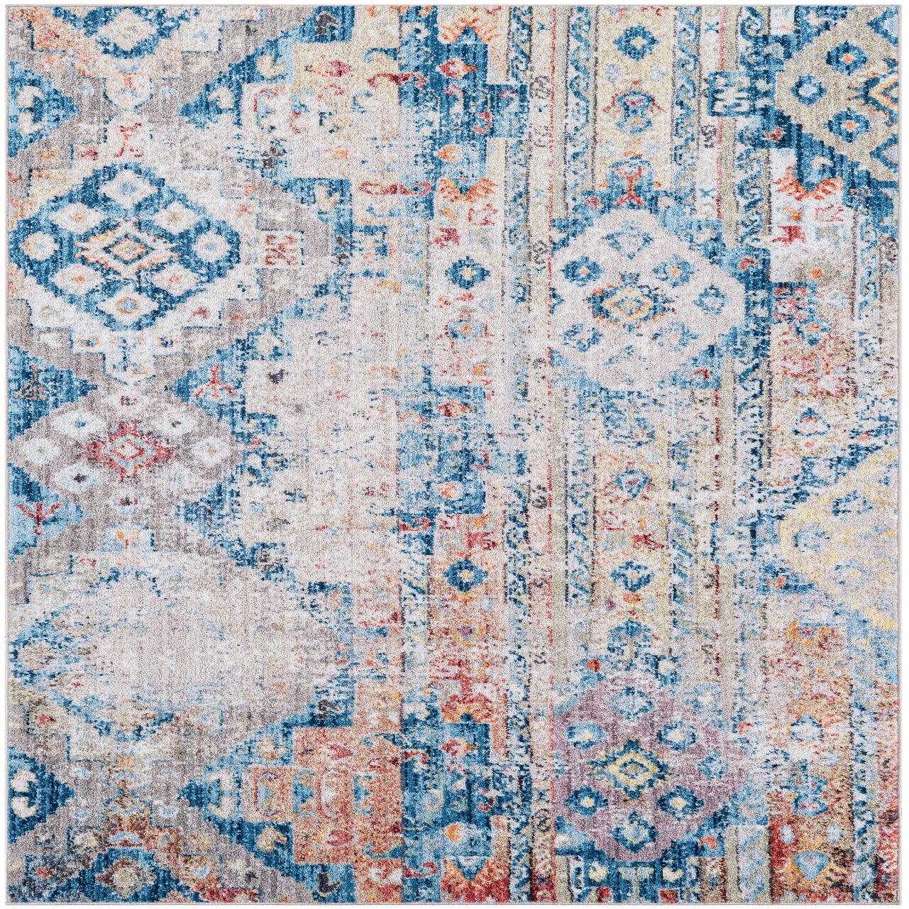 Blue 5' 2 x 8' Mesa Rug | Rugs.com