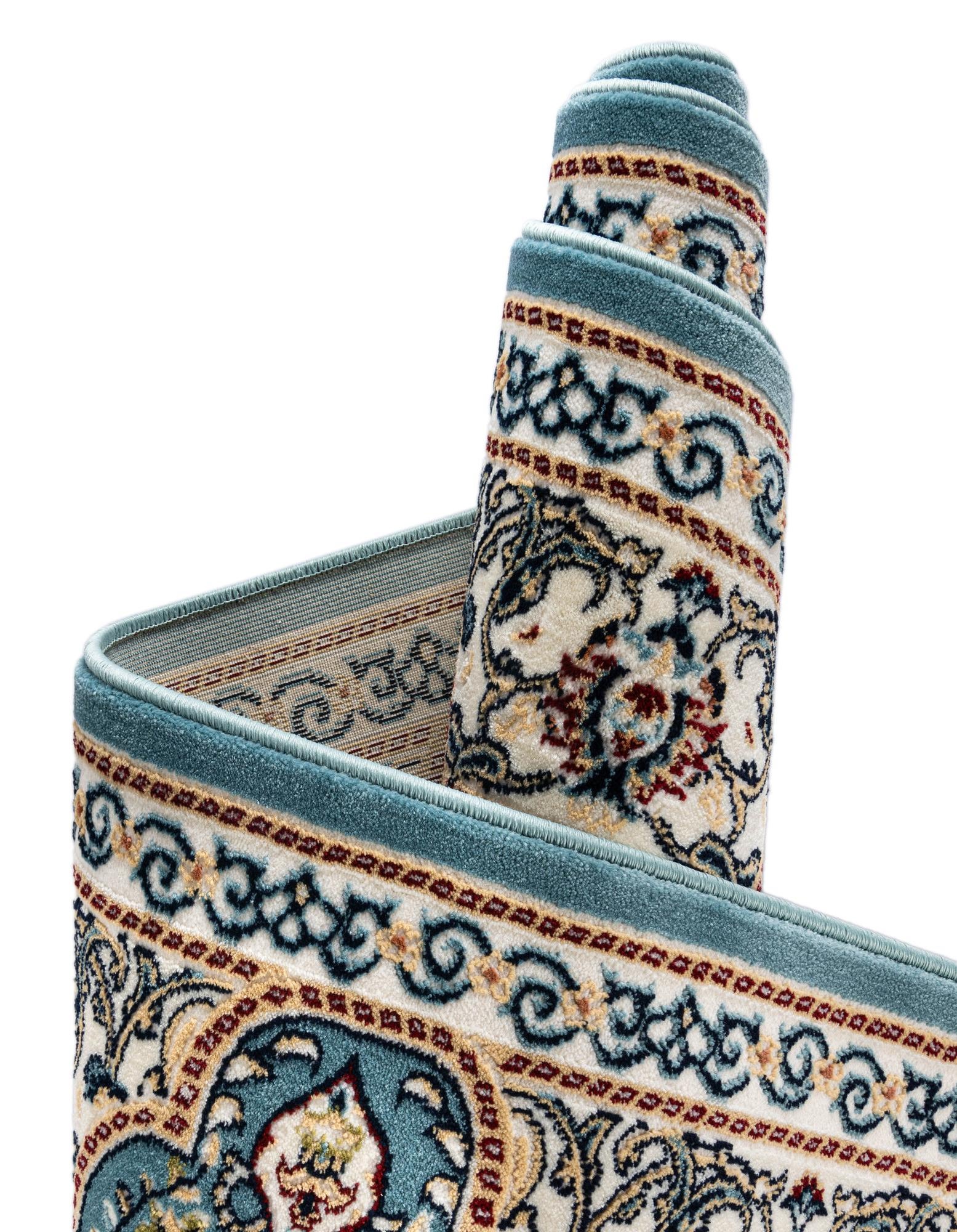 Blue 5' x 8' Nain Design Rug | Rugs.com