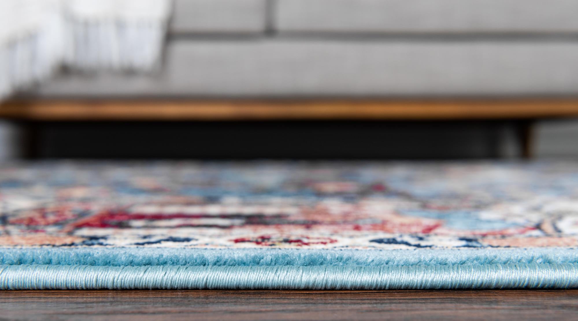 Blue 3' x 5' Nain Design Rug | Rugs.com