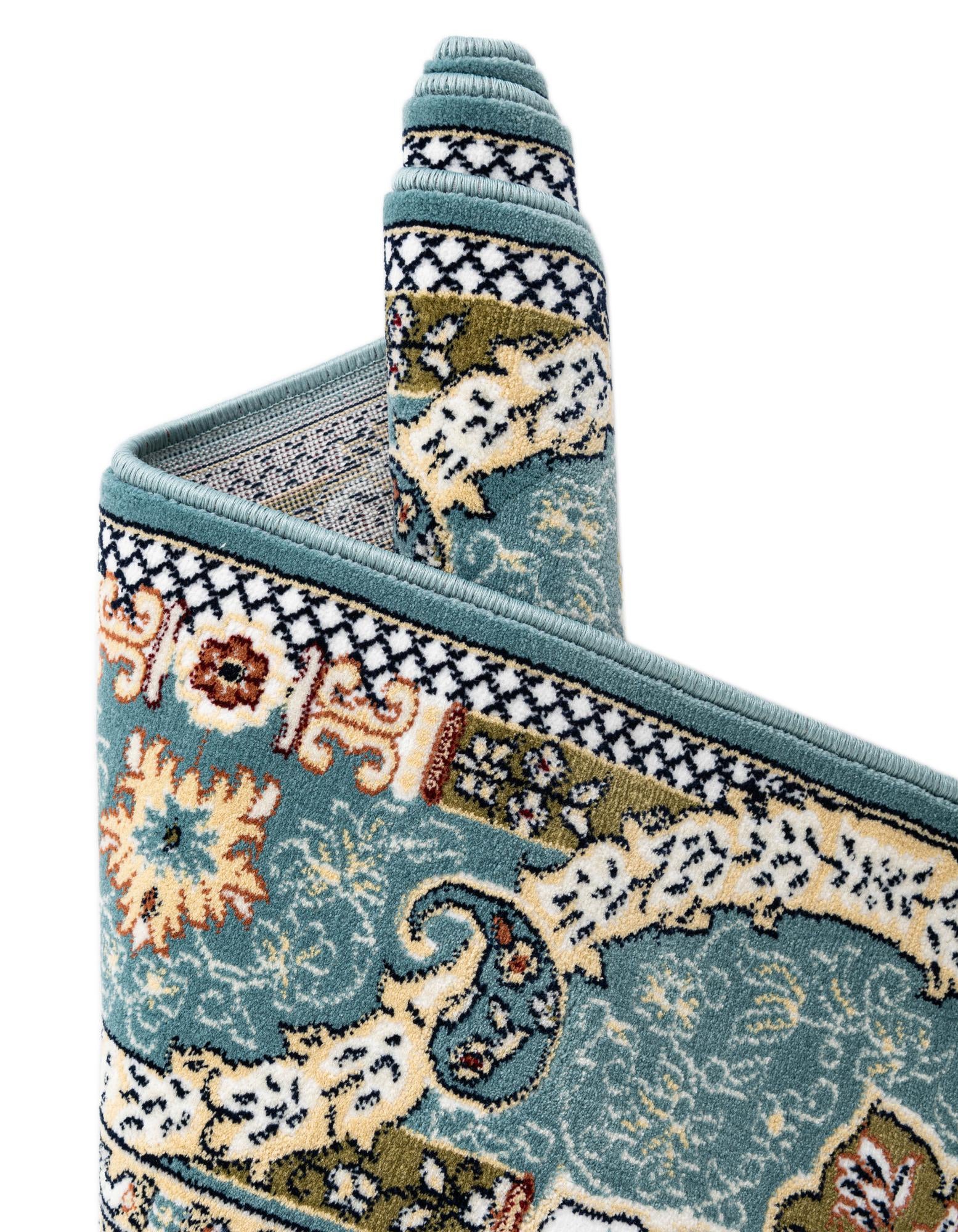 Blue 8' x 10' Nain Design Rug | Rugs.com