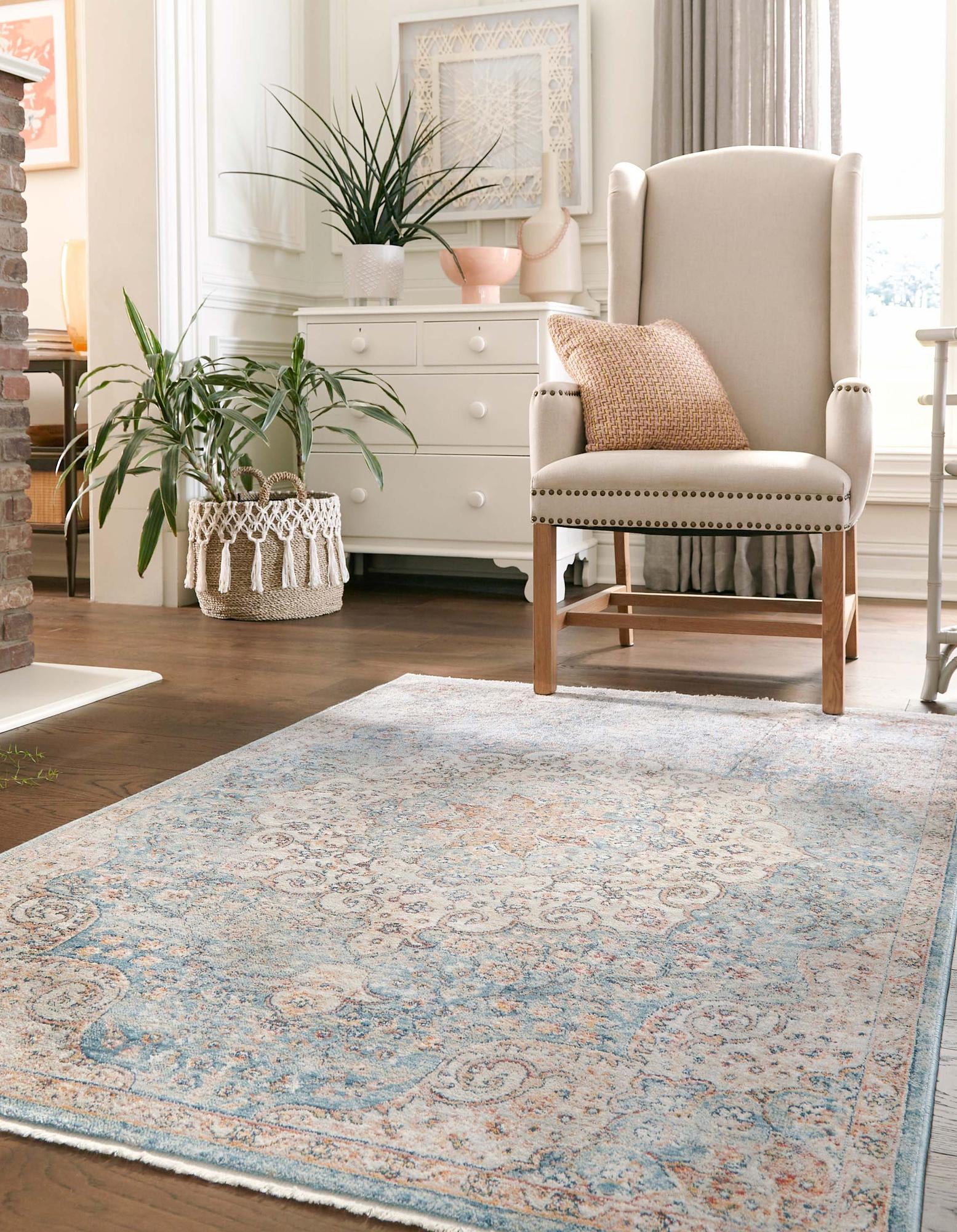 Blue 7' 10 x 11' Newport Rug | Rugs.com