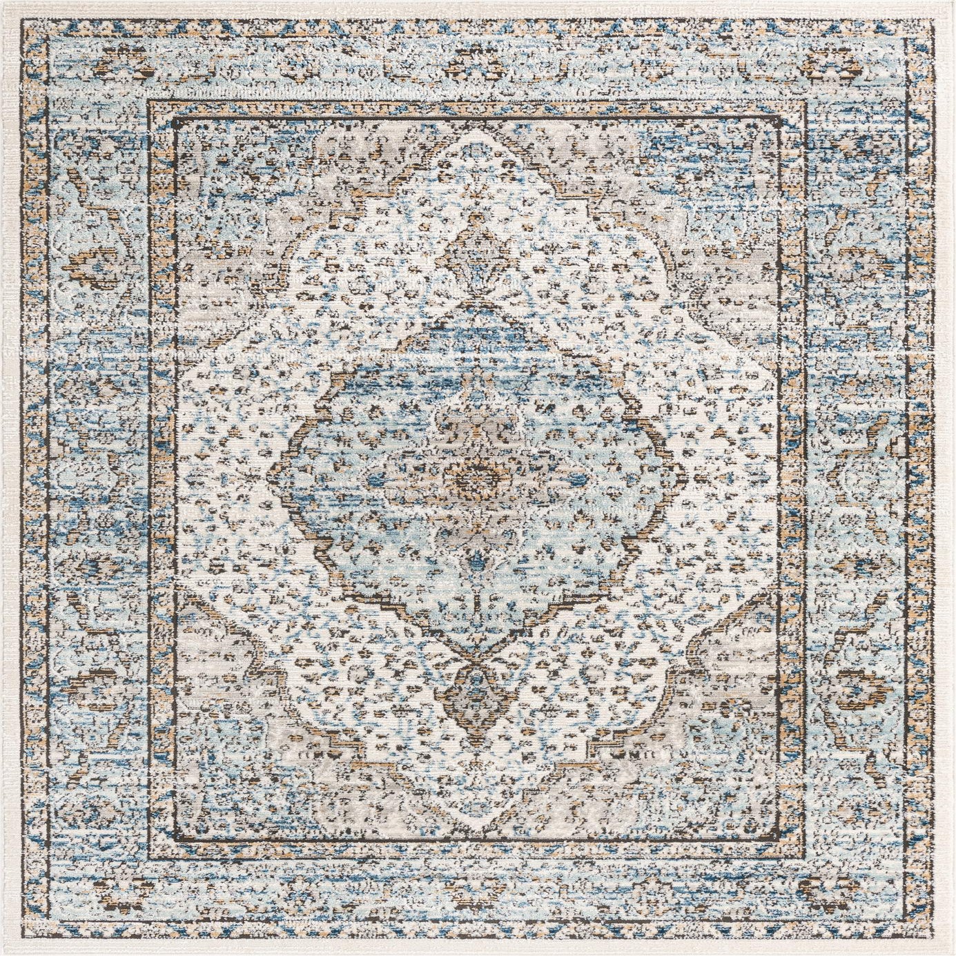 Blue 5' 3 x 8' Nyla Rug | Rugs.com