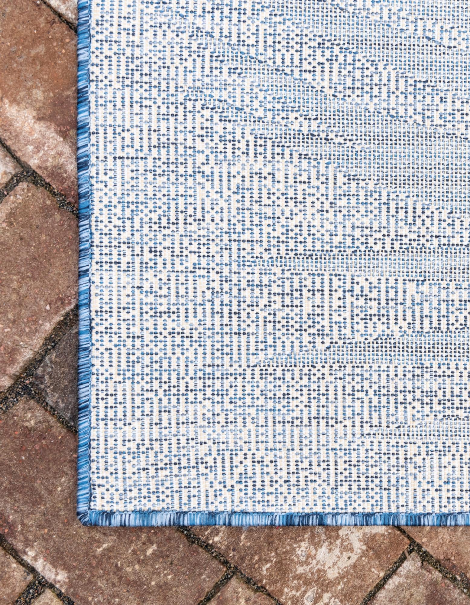Blue 9' x 12' 2 Botanical Indoor / Outdoor Rug | Rugs.com