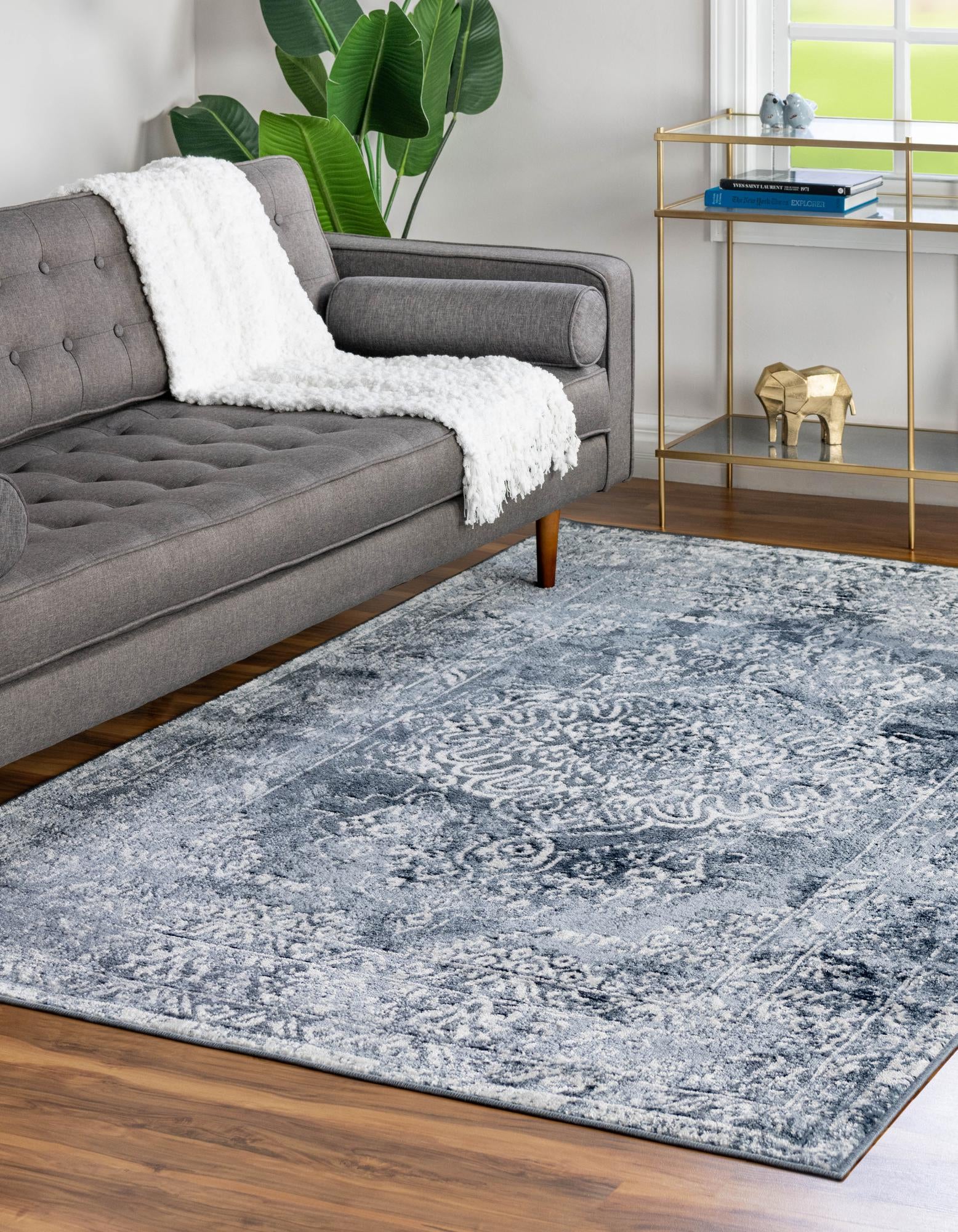 Blue 10' x 14' Oxford Rug | Rugs.com