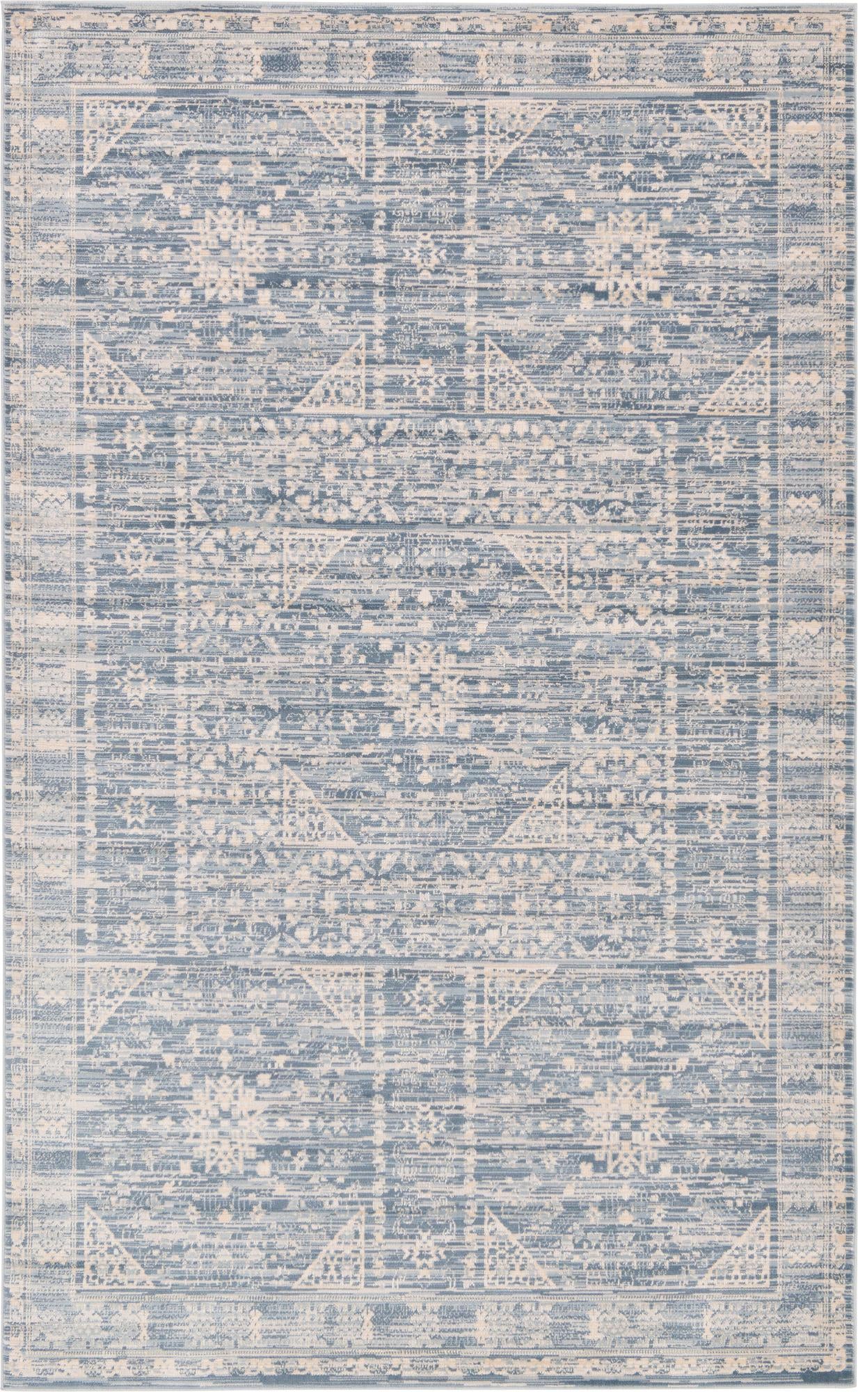 Blue 5' x 8' Victoria Rug | Rugs.com