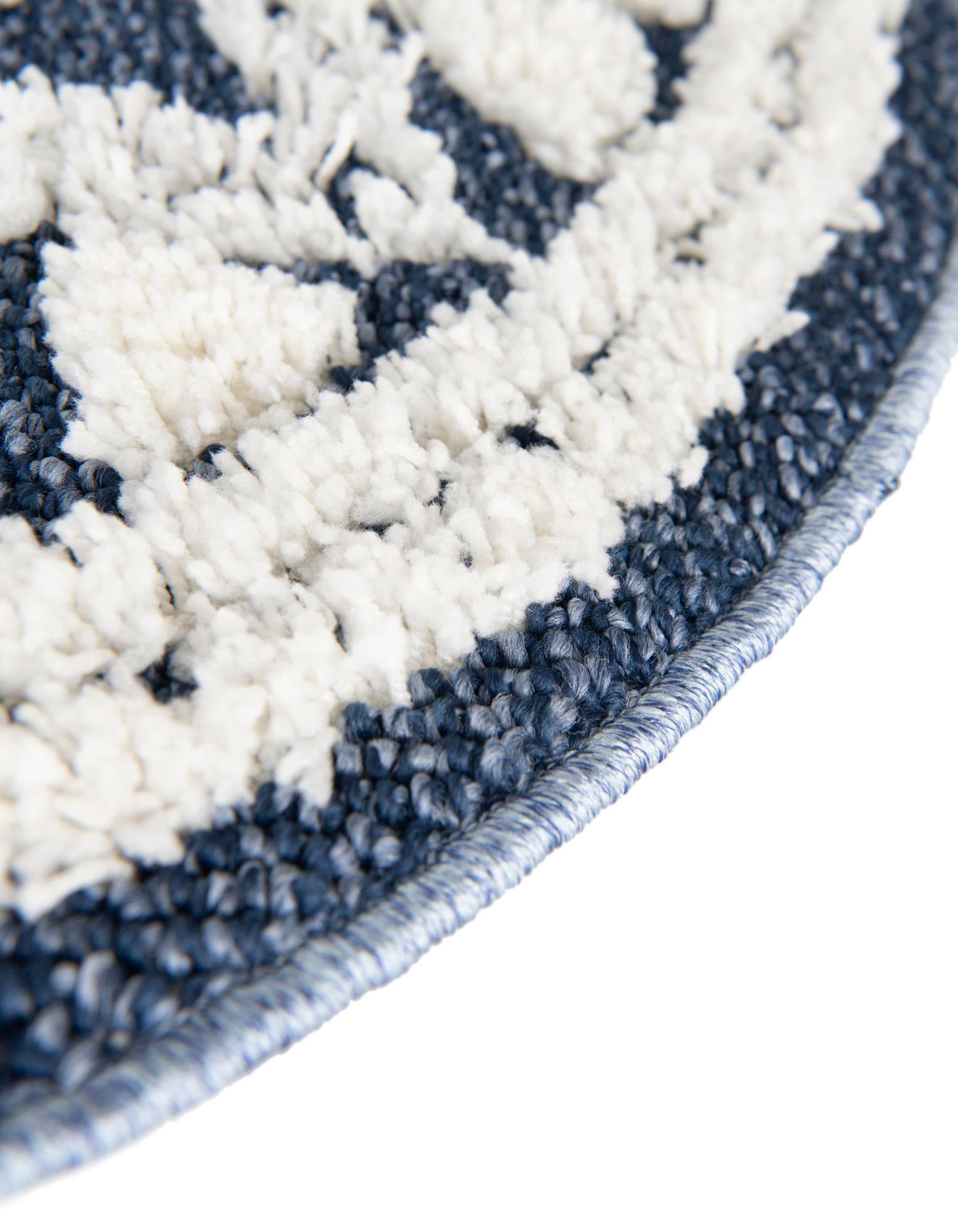 Blue 5' 3 x 5' 3 Boho Round Rug | Rugs.com