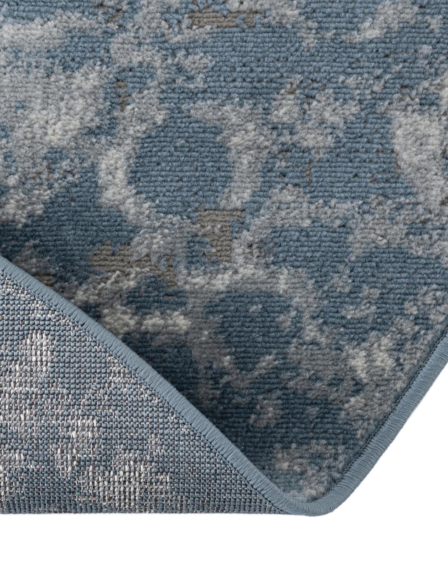 Blue 5' 3 x 5' 3 Oregon Round Rug | Rugs.com