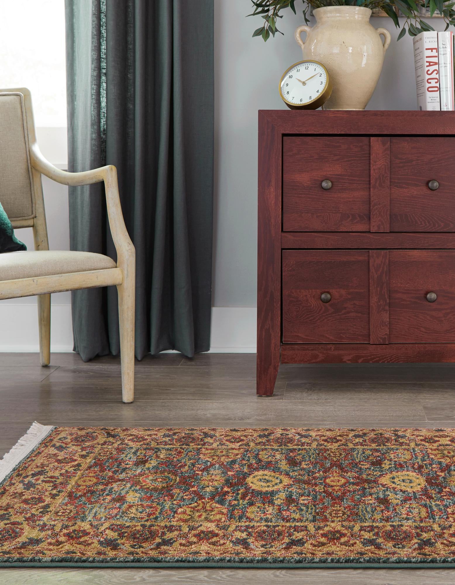 Blue 2' x 6' Chelsea Runner Rug | Rugs.com