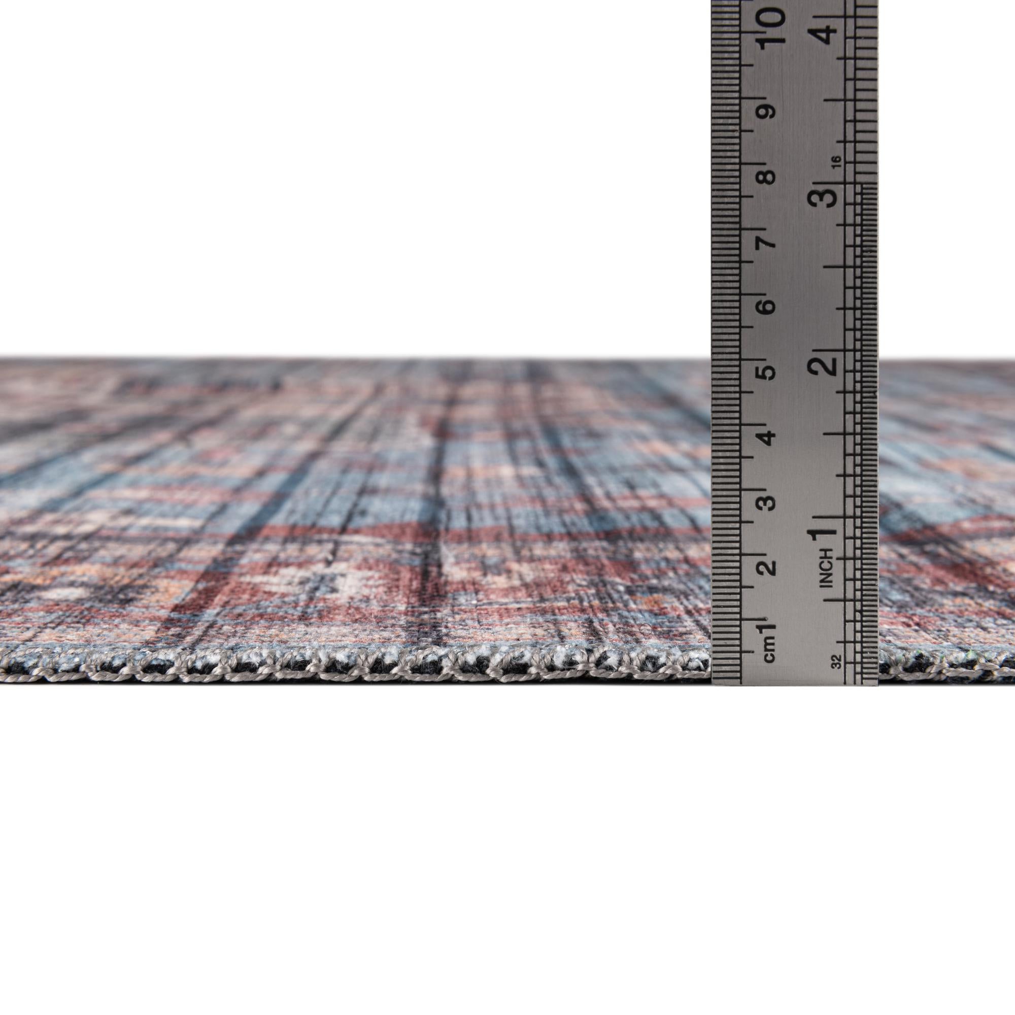 Blue 2' x 7' 10 Washable Maahru Runner Rug | Rugs.com