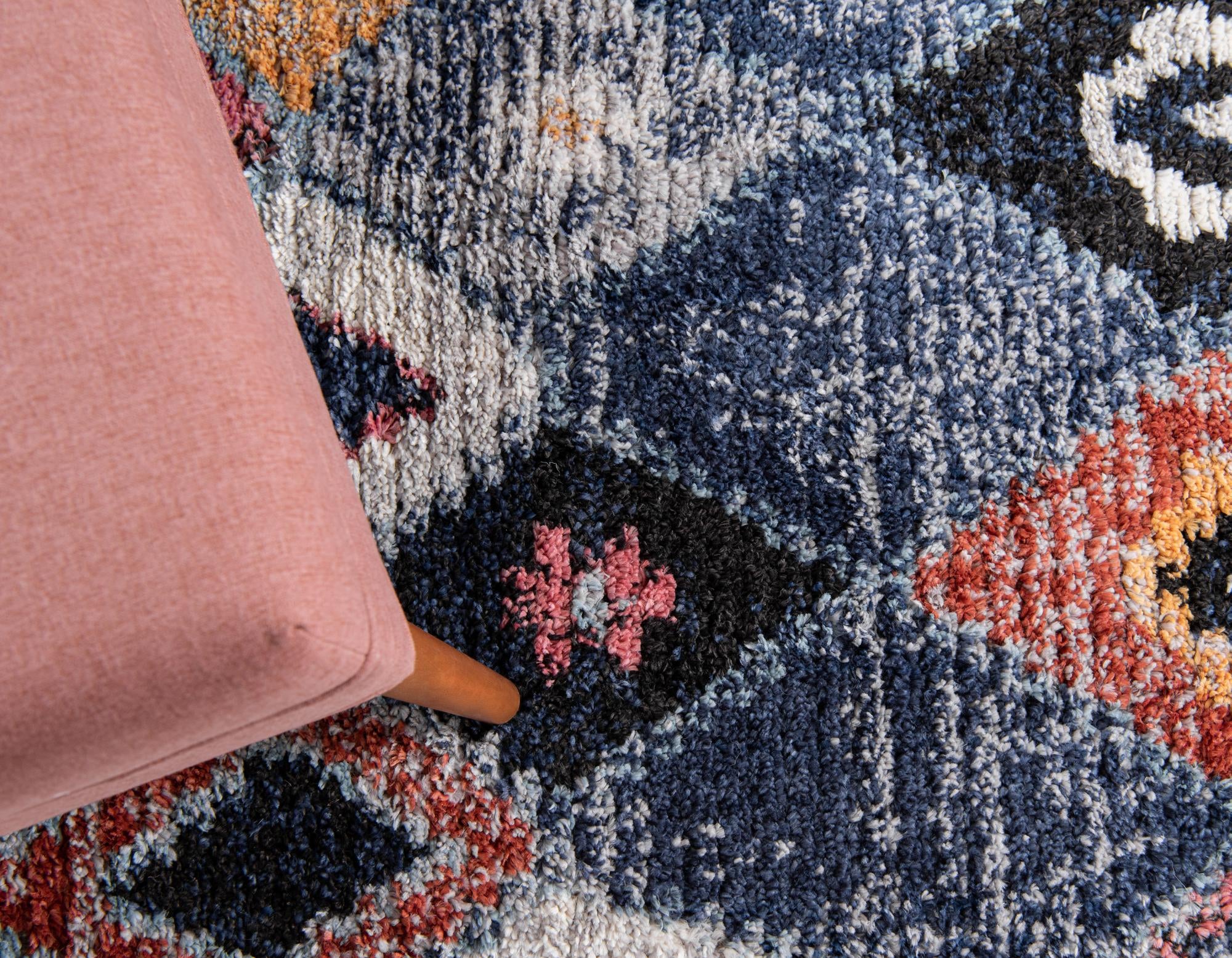 Blue 2' 2 x 6' Morocco Runner Rug | Rugs.com