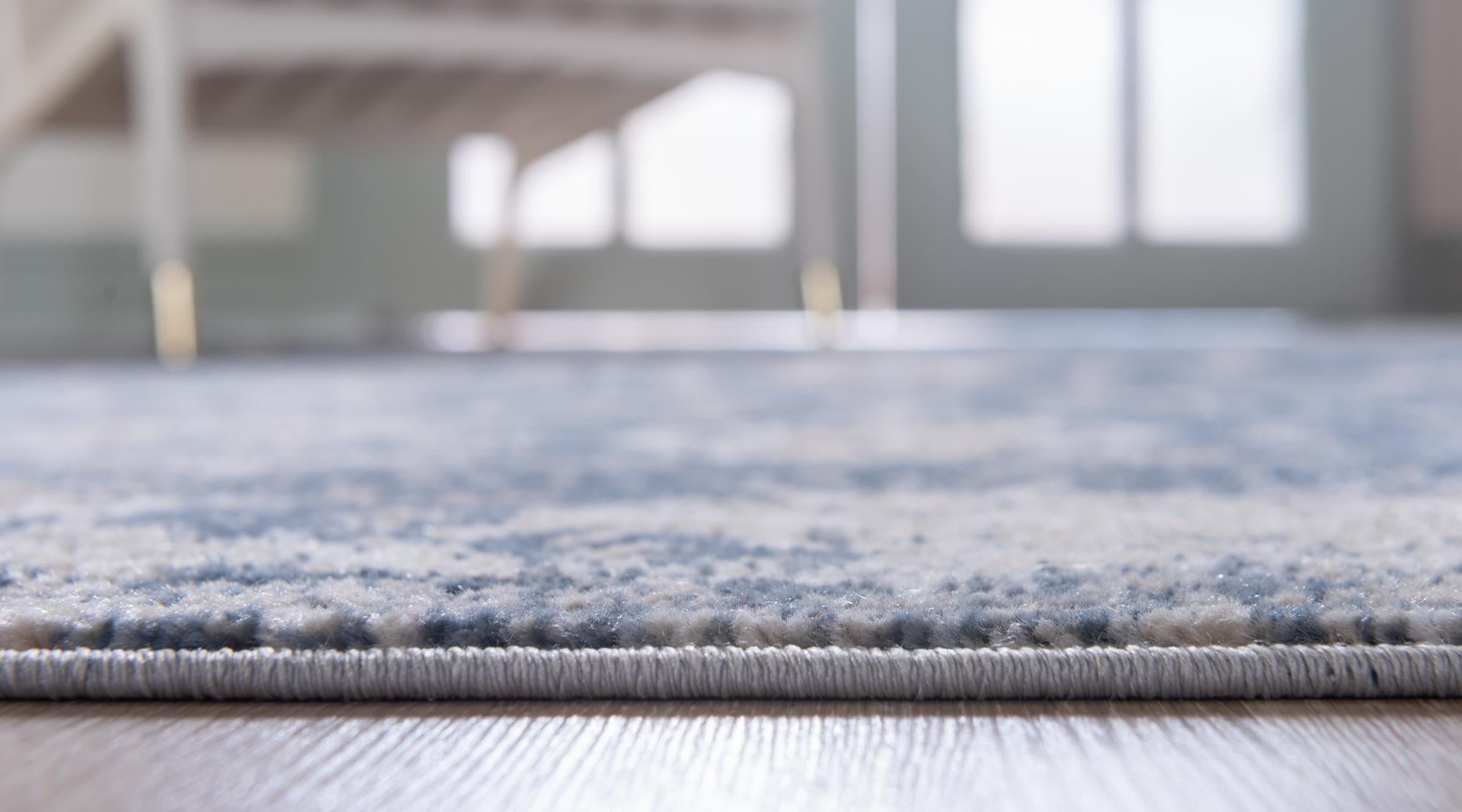 Blue 2' 2 x 8' Oregon Runner Rug | Rugs.com