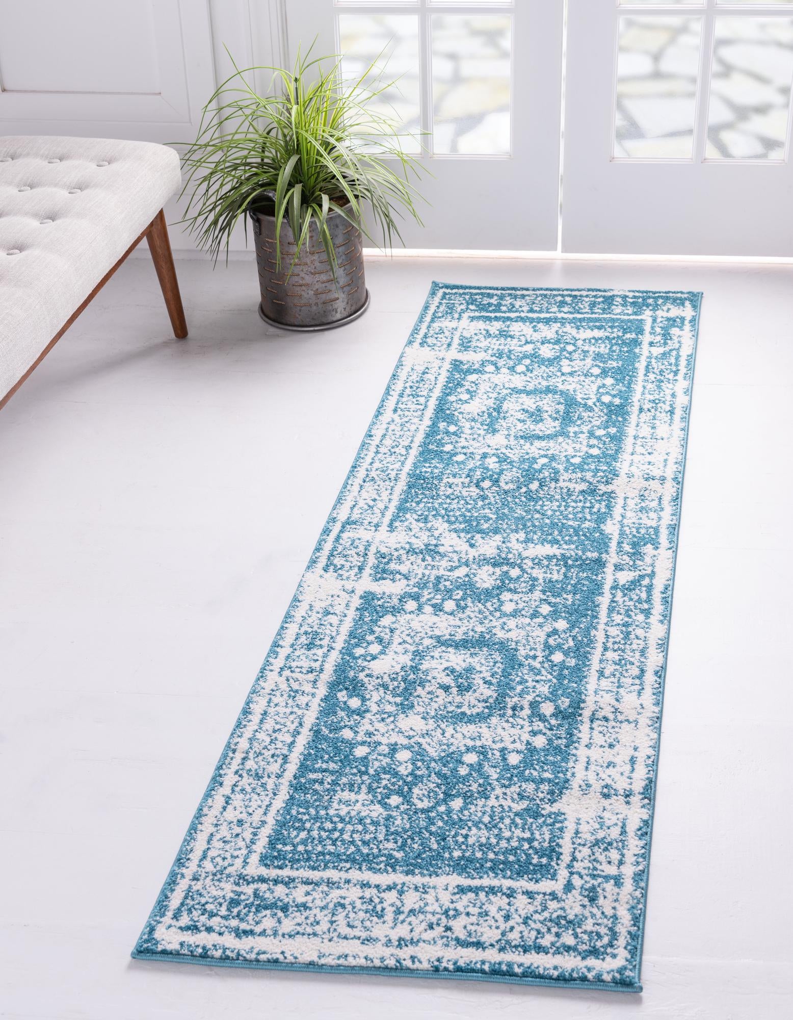 Green 2' 2 x 6' Madeline Runner Rug | Rugs.com