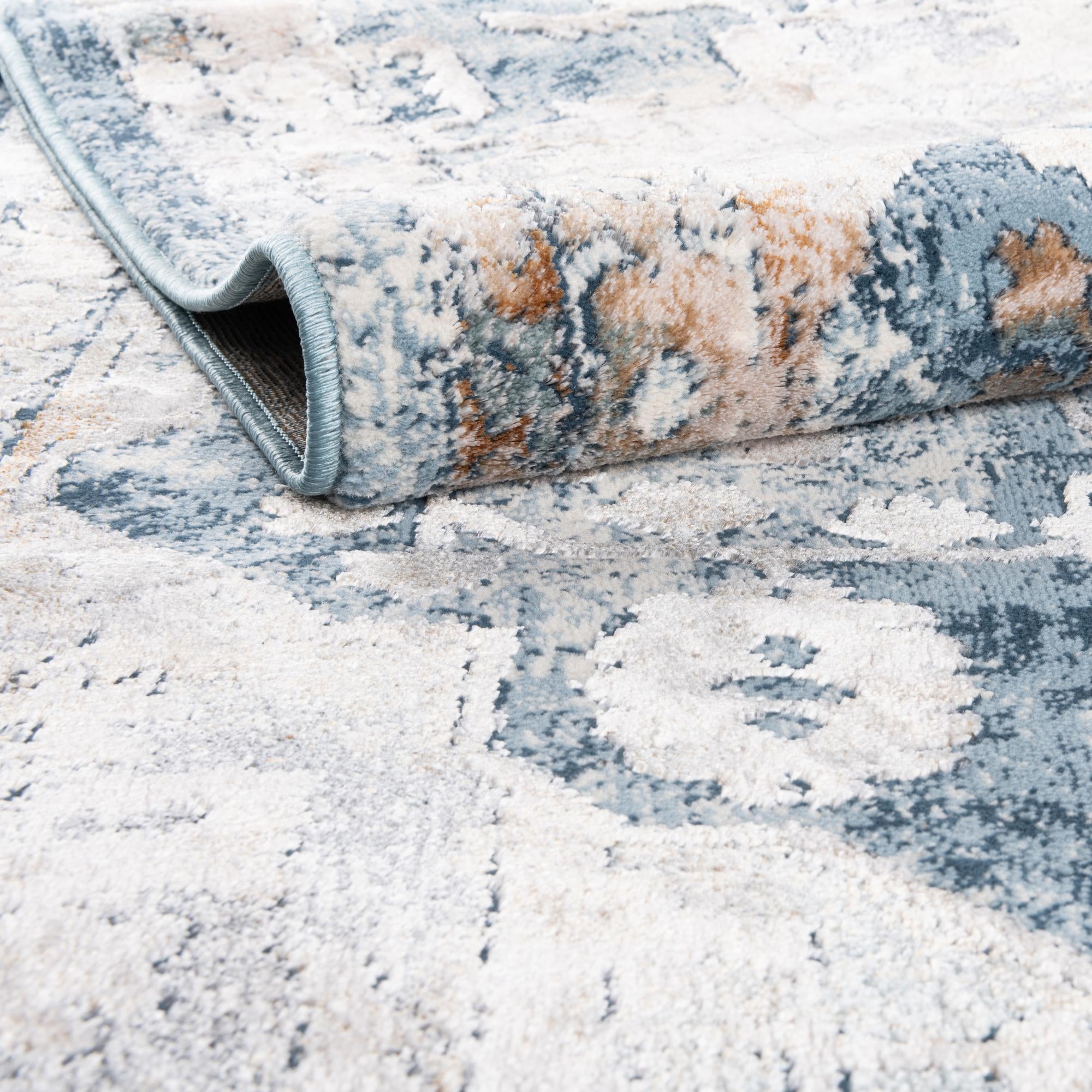 Blue 7' 10 x 7' 10 Highbury Square Rug | Rugs.com