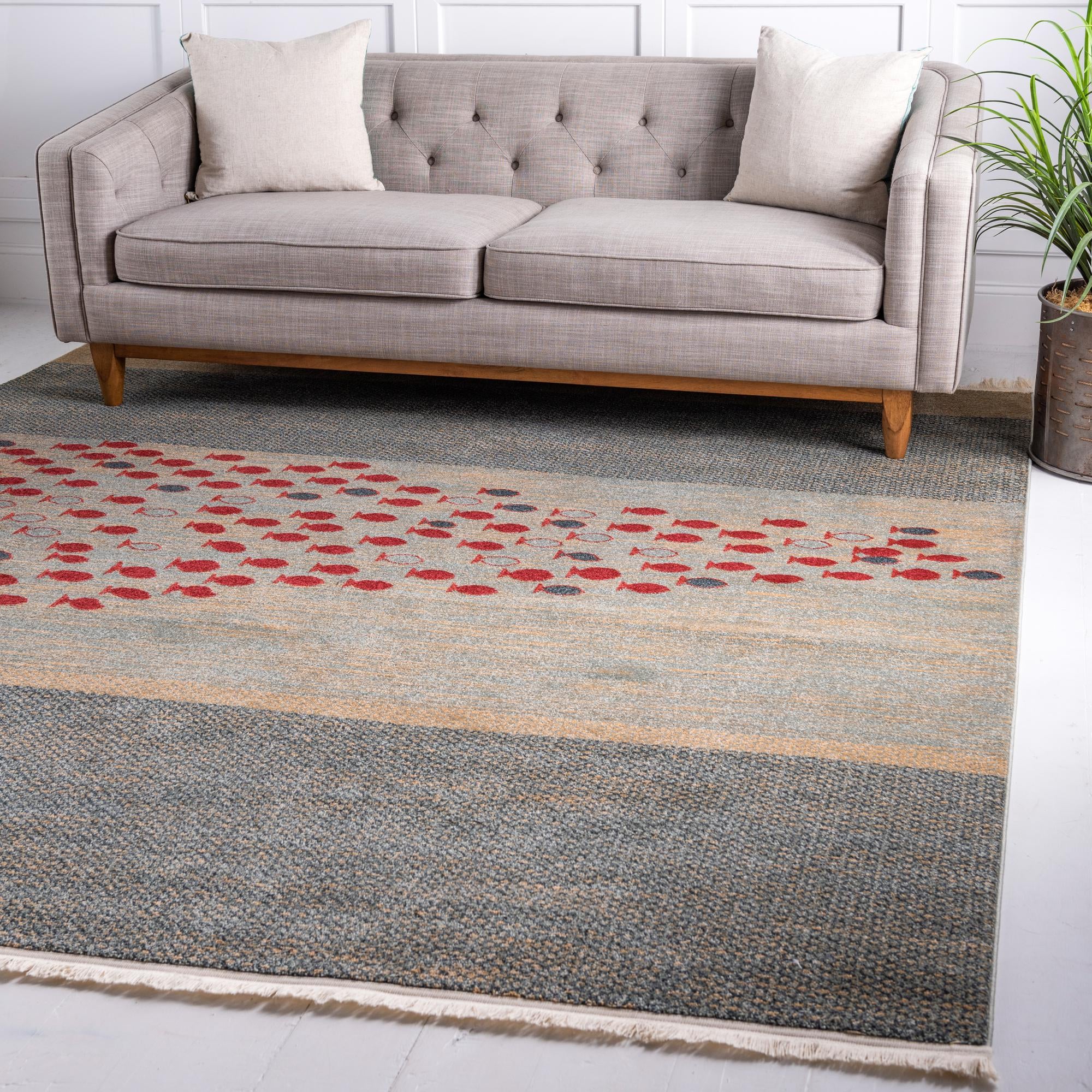 Blue 5' x 8' Kashkuli Gabbeh Rug | Rugs.com