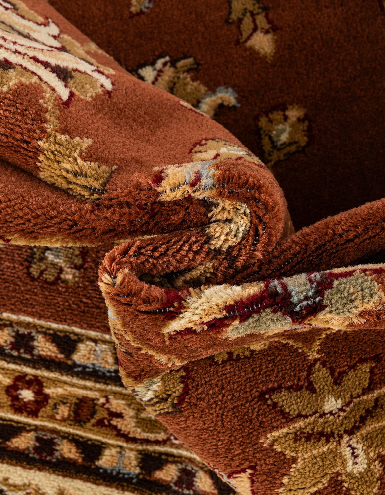 Brick Red Light Rose 2' 7 x 10' Aditi Runner Rug | Rugs.com