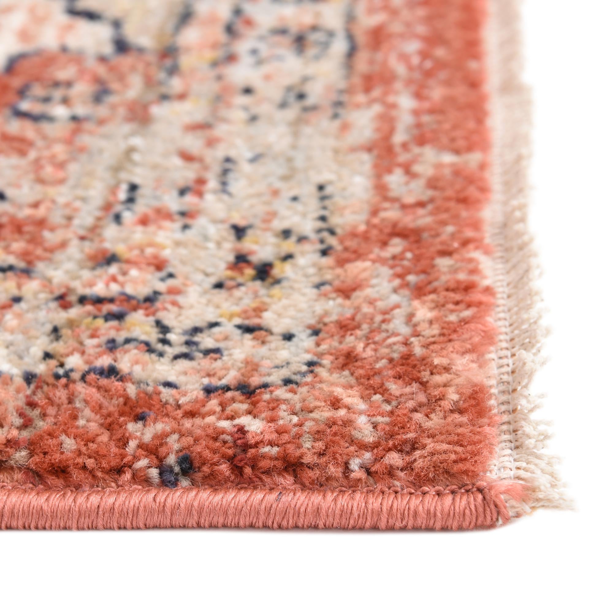 Brick Red 7' 10 x 7' 10 Lola Octagon Rug | Rugs.com