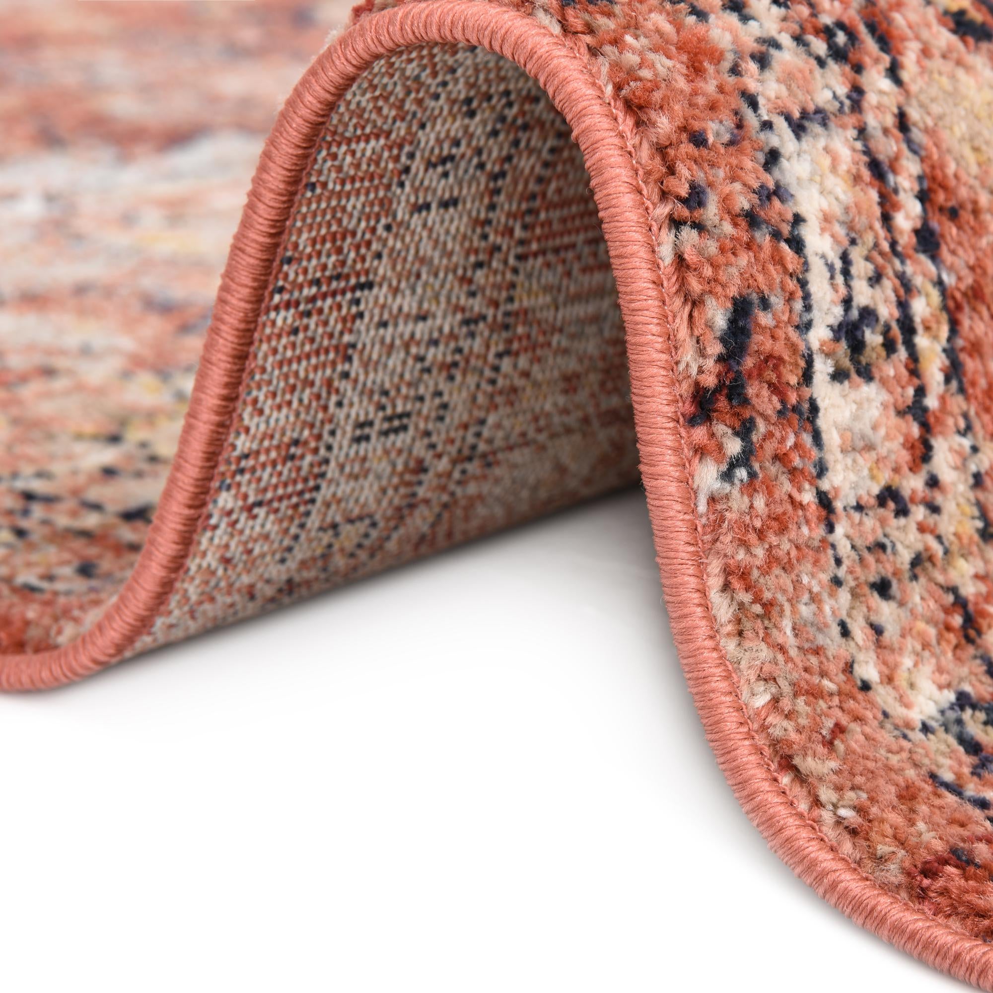 Brick Red 7' 10 x 7' 10 Lola Octagon Rug | Rugs.com