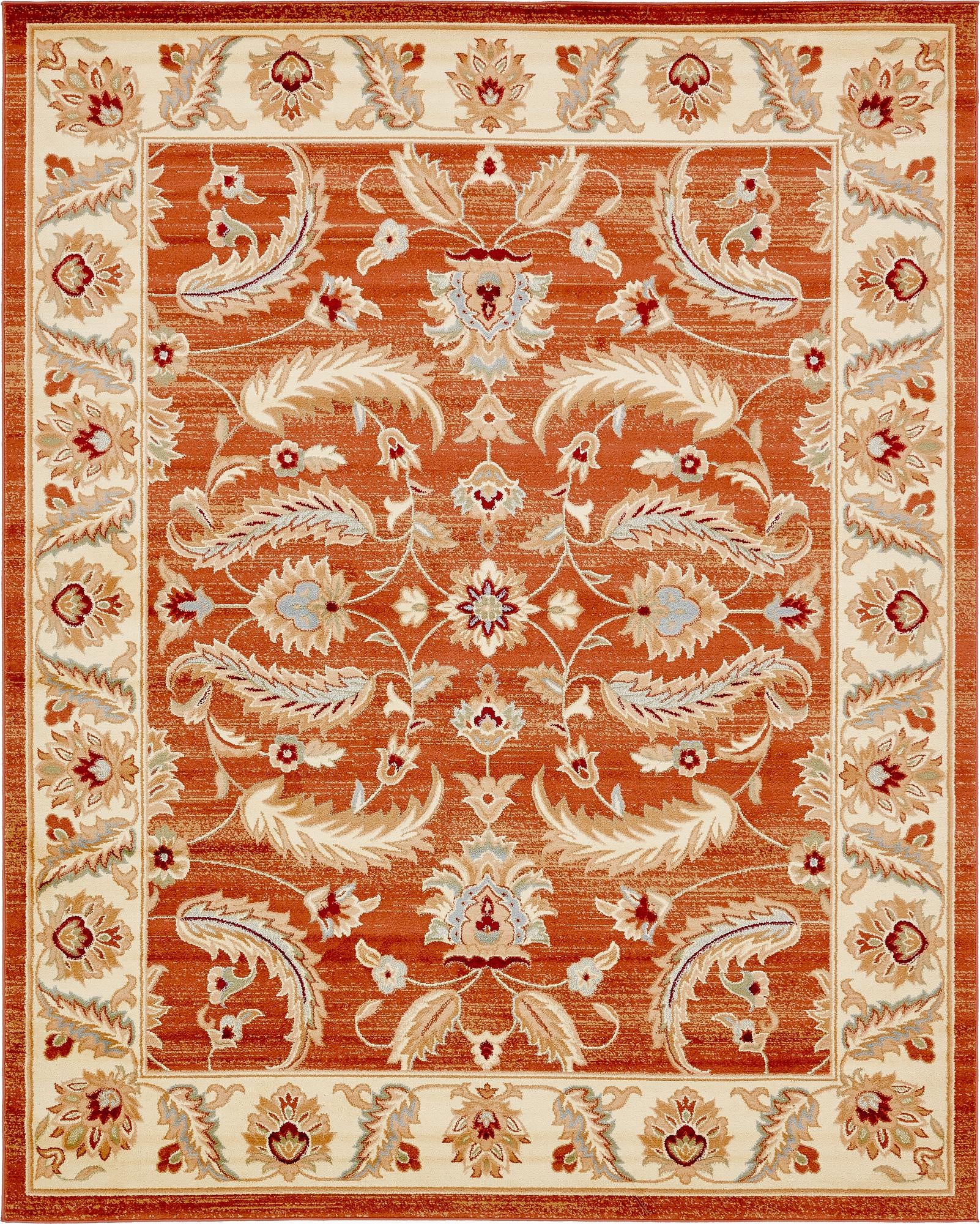 Brick Red 7' 10 x 10' Aditi Rug | Rugs.com
