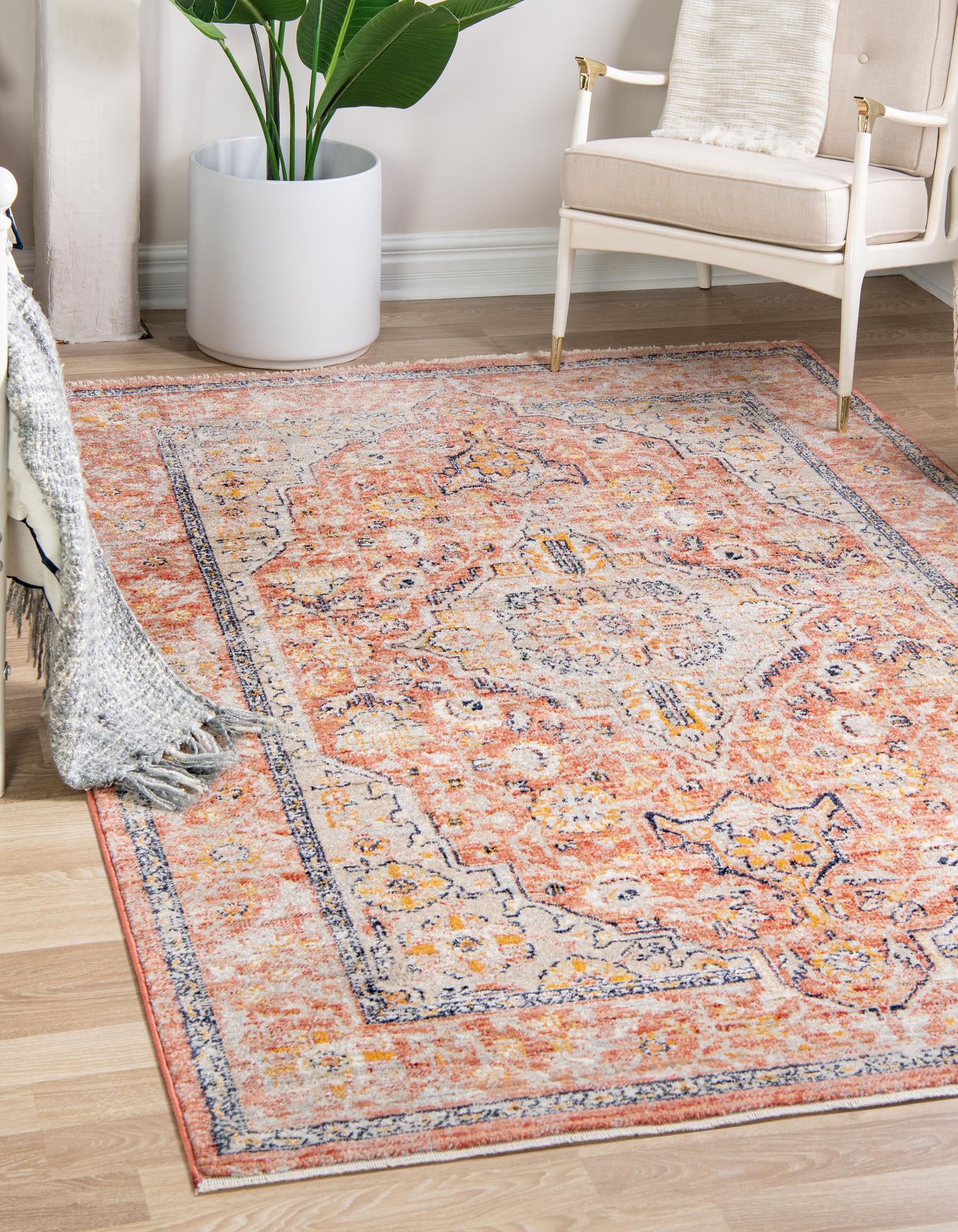 Brick Red 6' x 9' 2 Lola Rug | Rugs.com