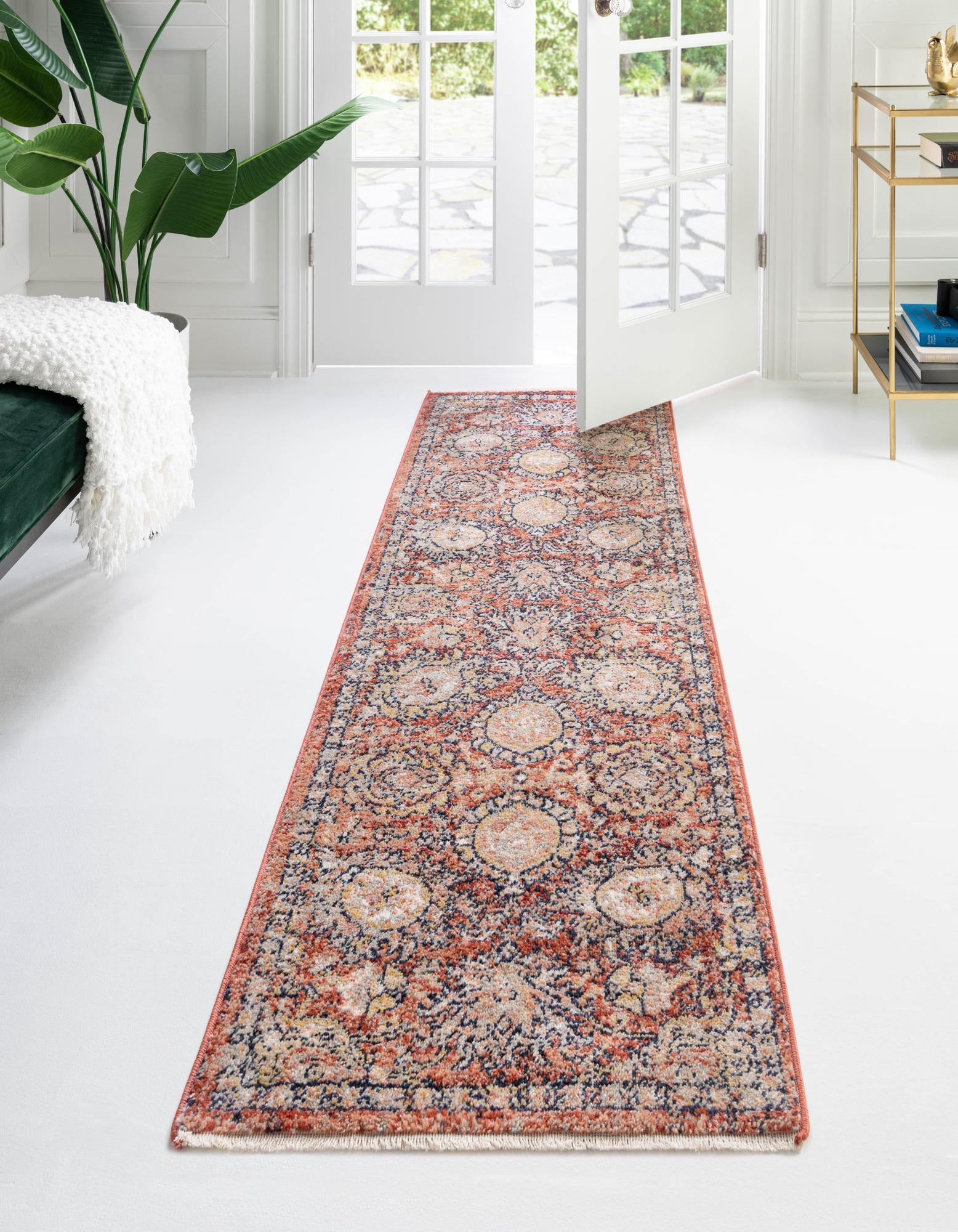 Brick Red 3' x 16' 5 Lola Runner Rug | Rugs.com