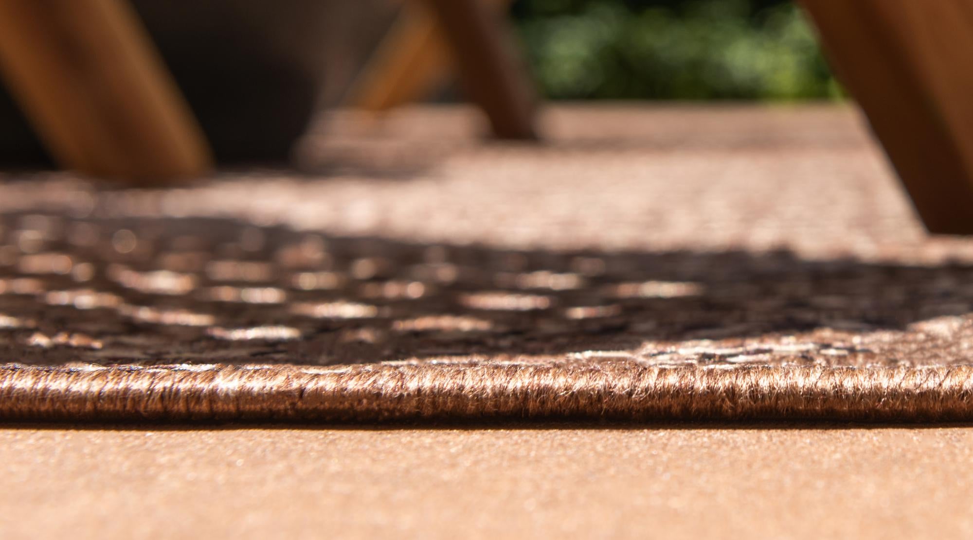 Brown 7' x 10' Modern Indoor / Outdoor Rug | Rugs.com