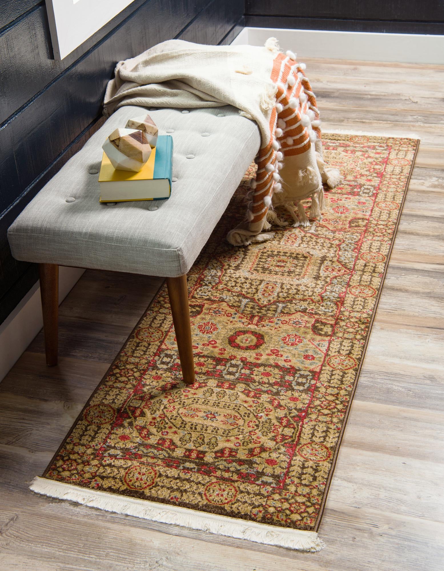 Blue 2' x 6' Chelsea Runner Rug | Rugs.com