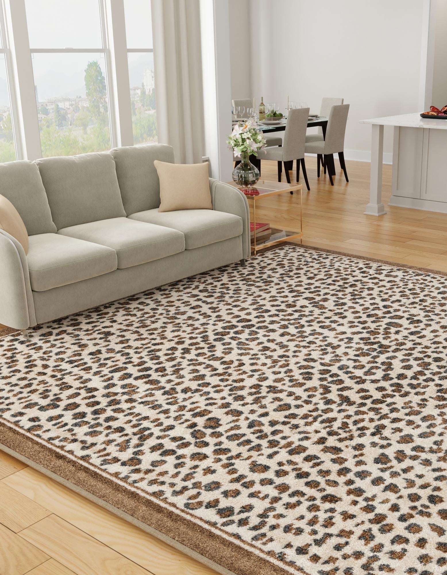 Brown 10' x 10' Savannah Square Rug | Rugs.com