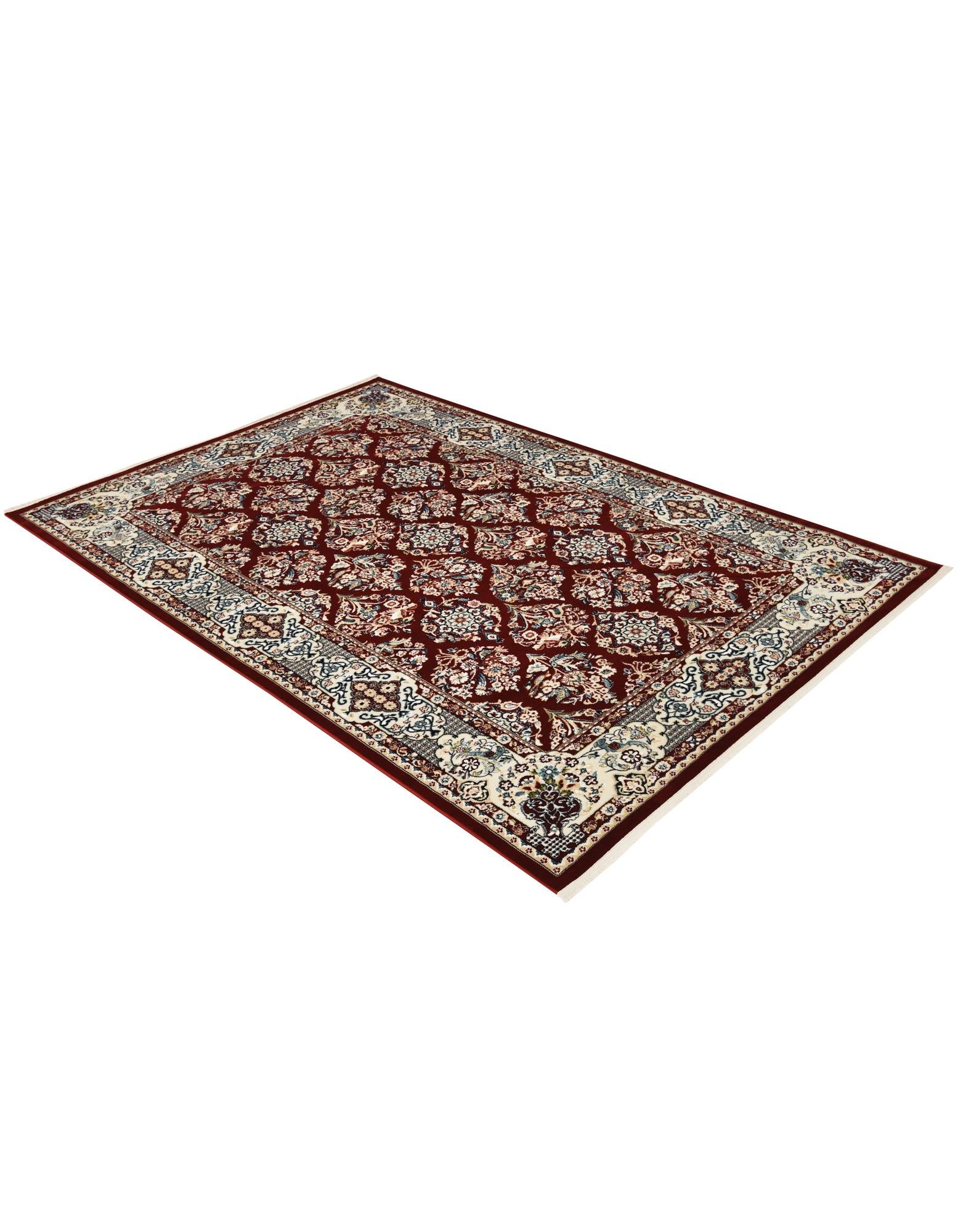 Burgundy 5' x 8' Nain Design Rug | Rugs.com