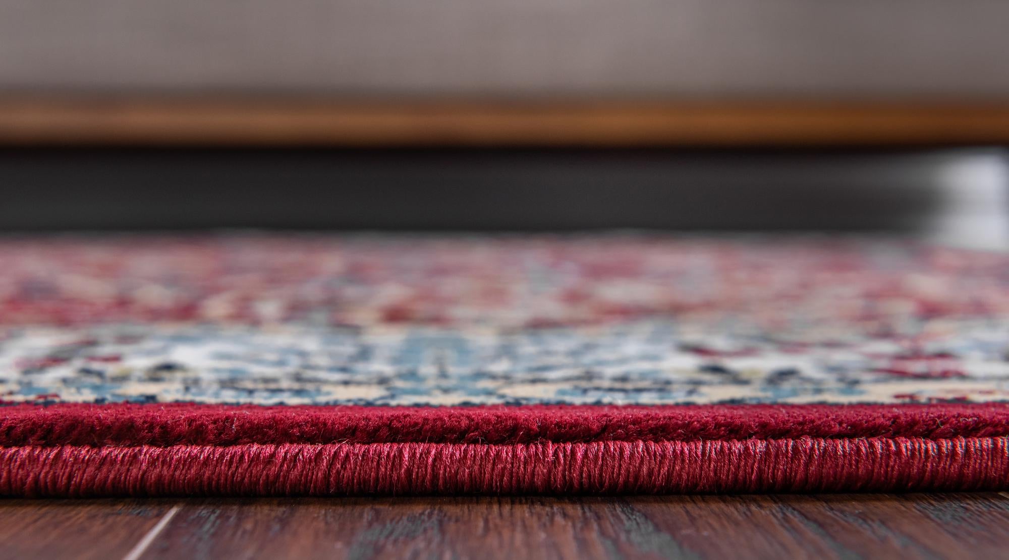 Burgundy 10' x 13' Nain Design Rug | Rugs.com