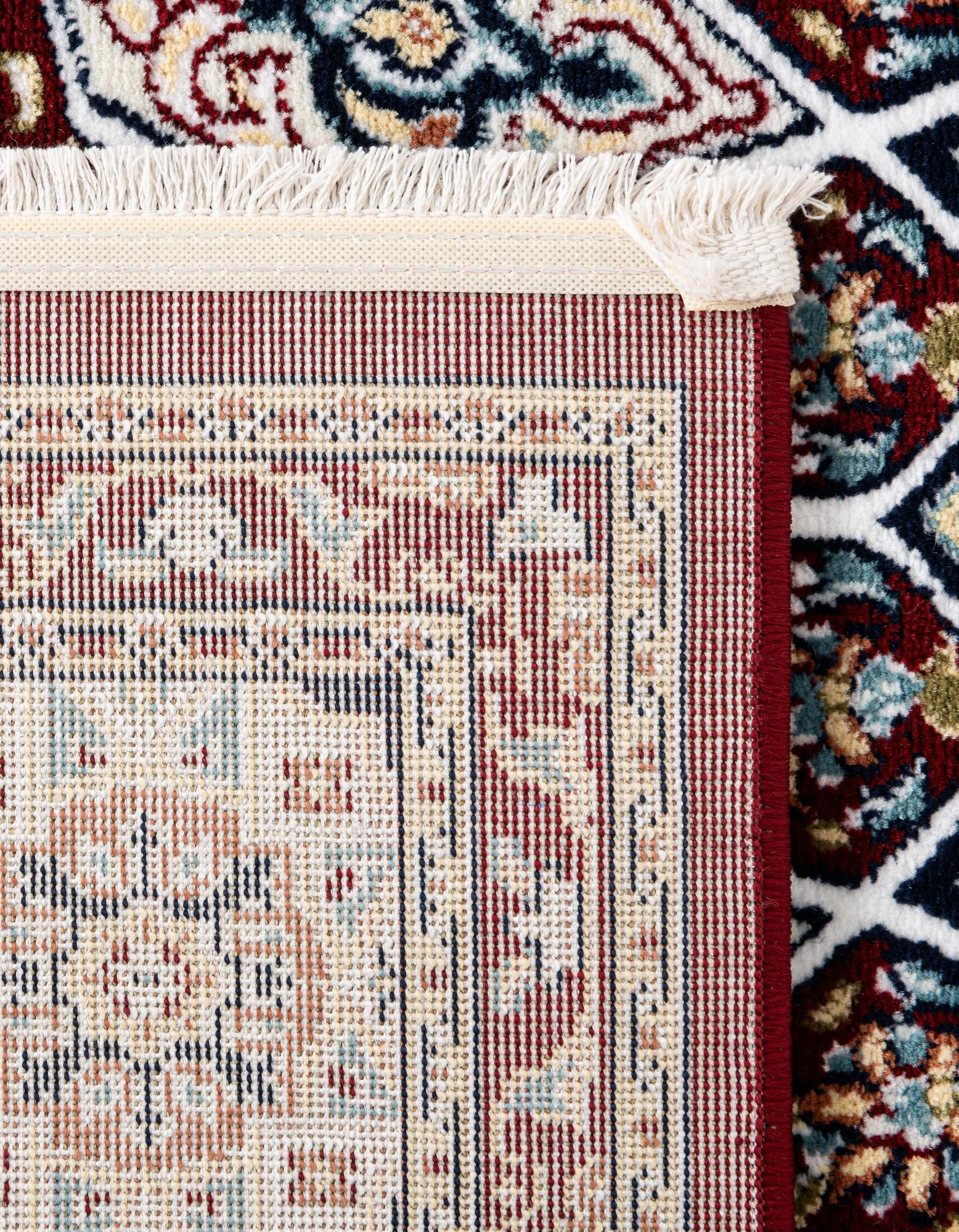 Burgundy 5' x 8' Nain Design Rug | Rugs.com