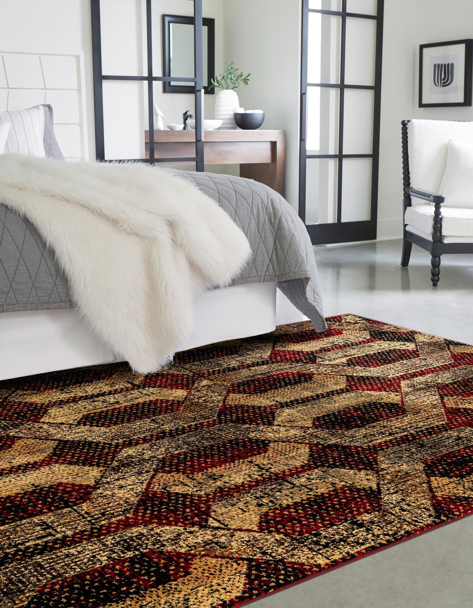 Burgundy 9' x 12' Saturn Rug | Rugs.com