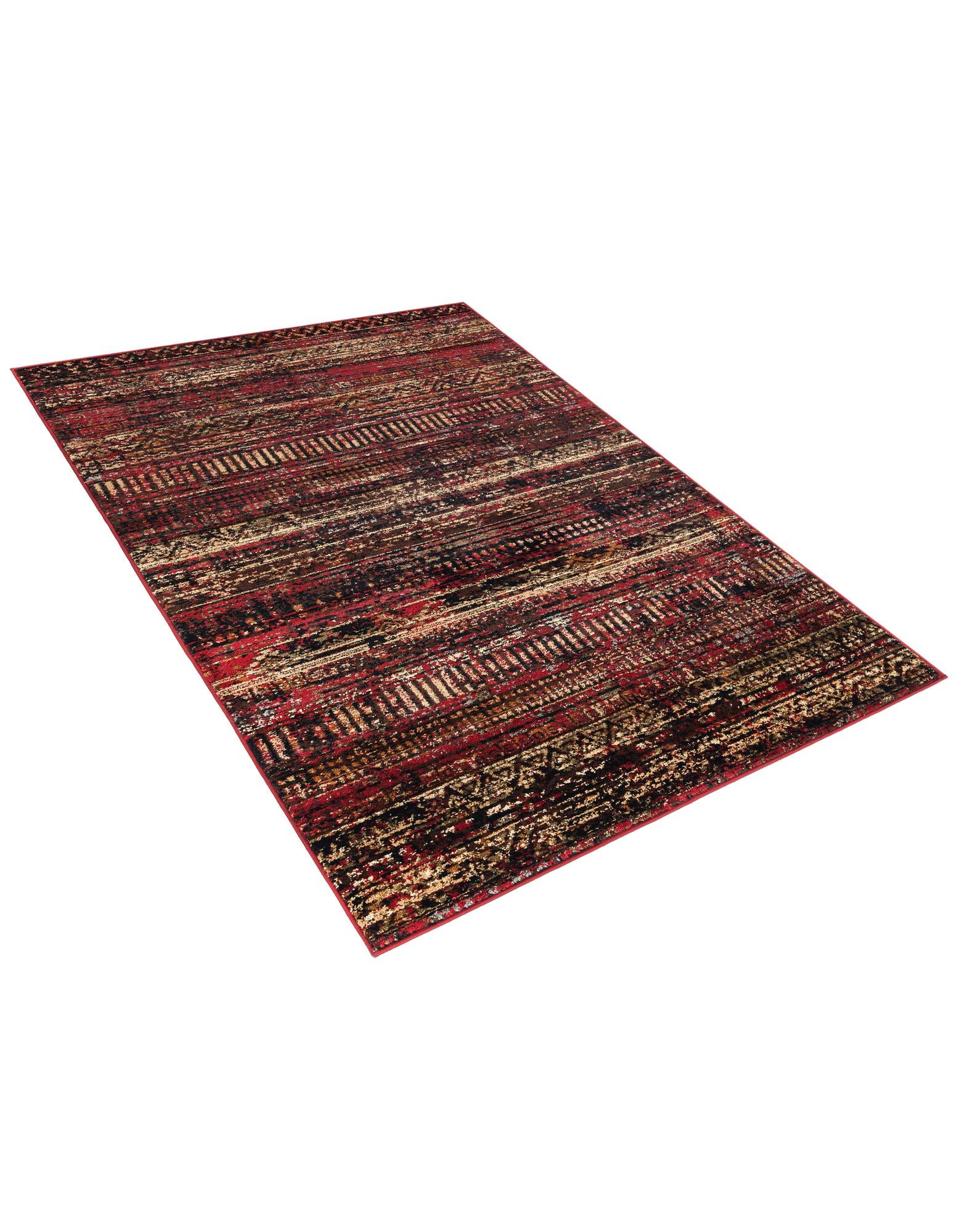 Burgundy 4' x 6' Saturn Rug | Rugs.com