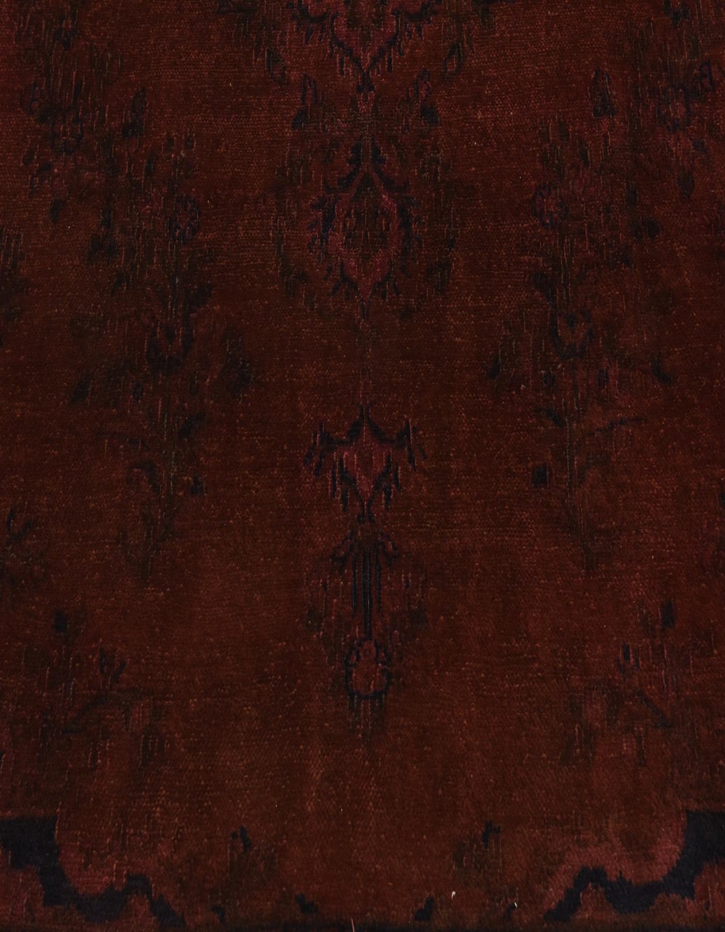 Burgundy 8' x 10' 2 Hand Knotted Ultra Vintage Persian Wool Rug | Rugs.com