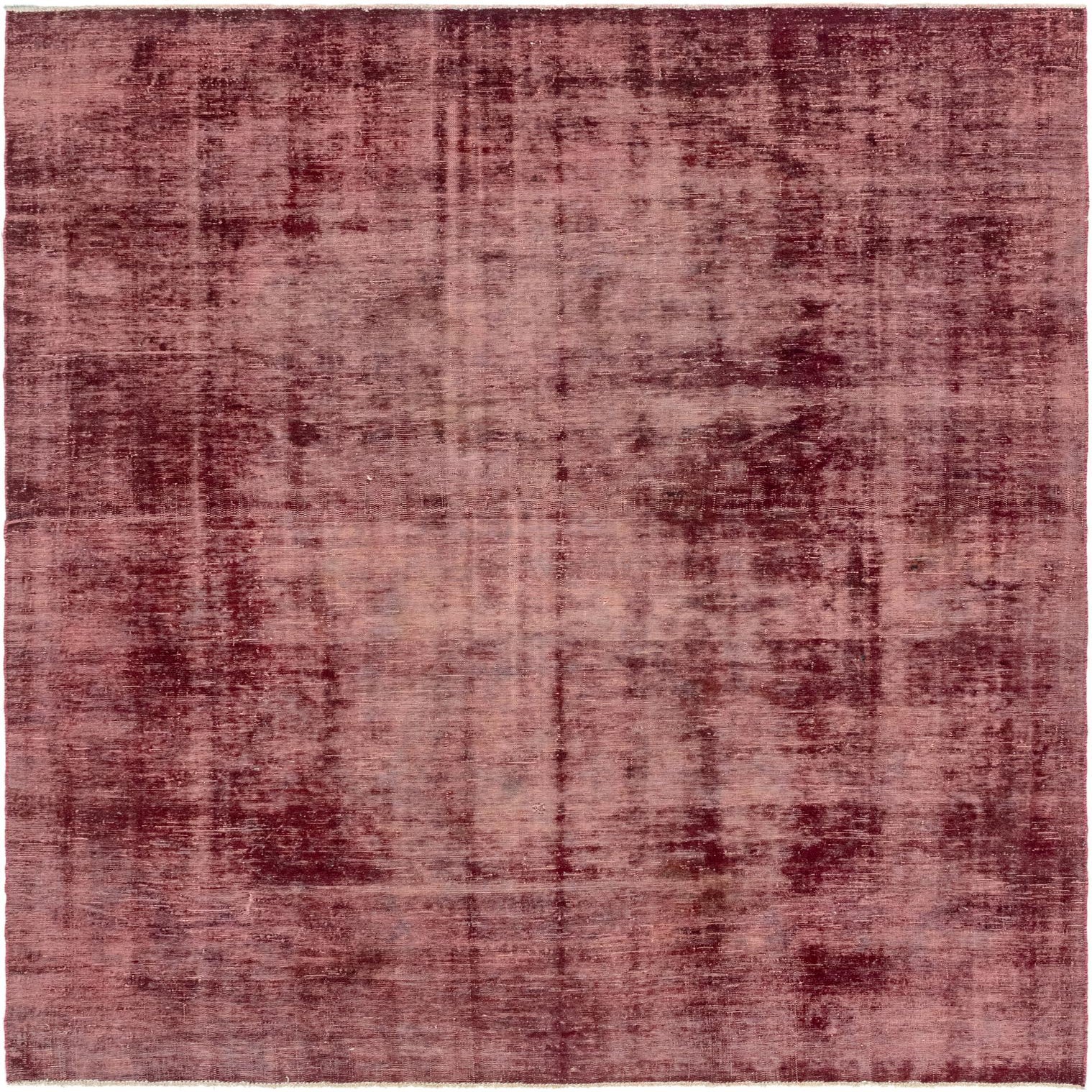Burgundy 9' x 11' 10 Hand Knotted Ultra Vintage Persian Wool Rug | Rugs.com