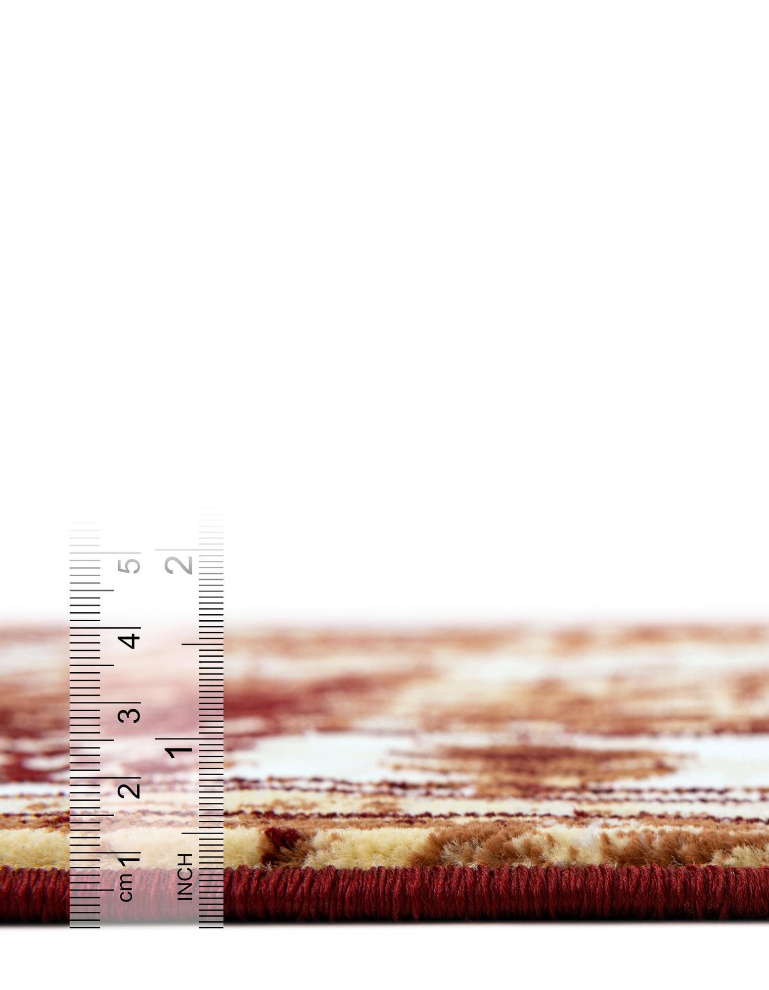 Burgundy Red 8' x 10' Nain Design Rug | Rugs.com