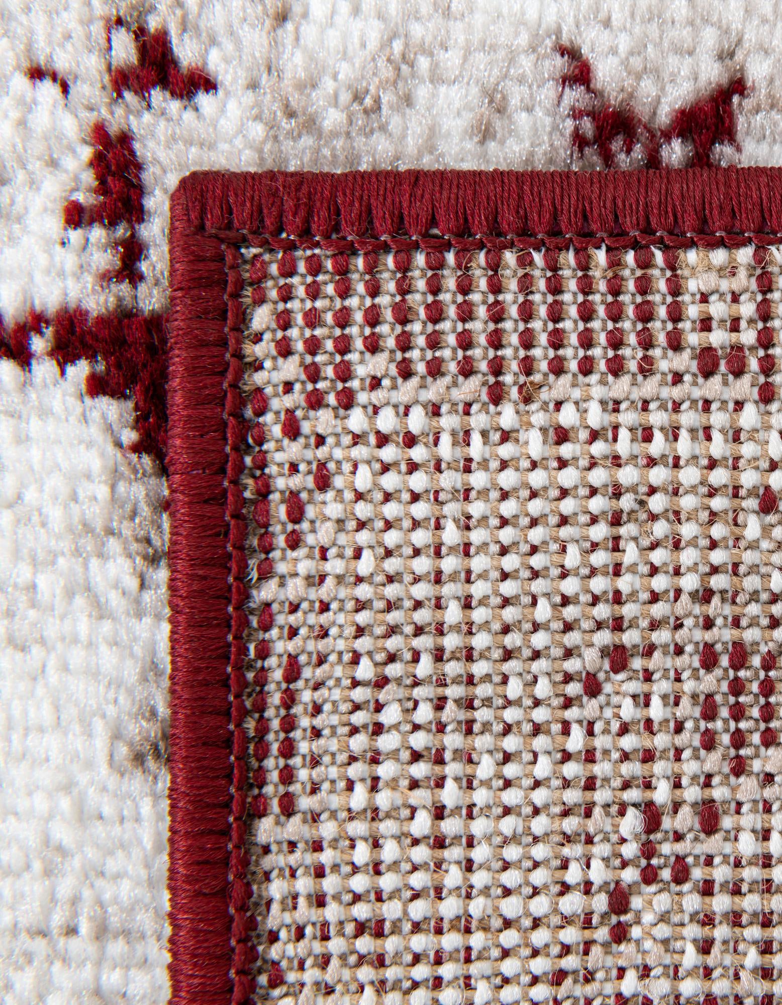 Burgundy 2' x 13' Monte Carlo Runner Rug | Rugs.com