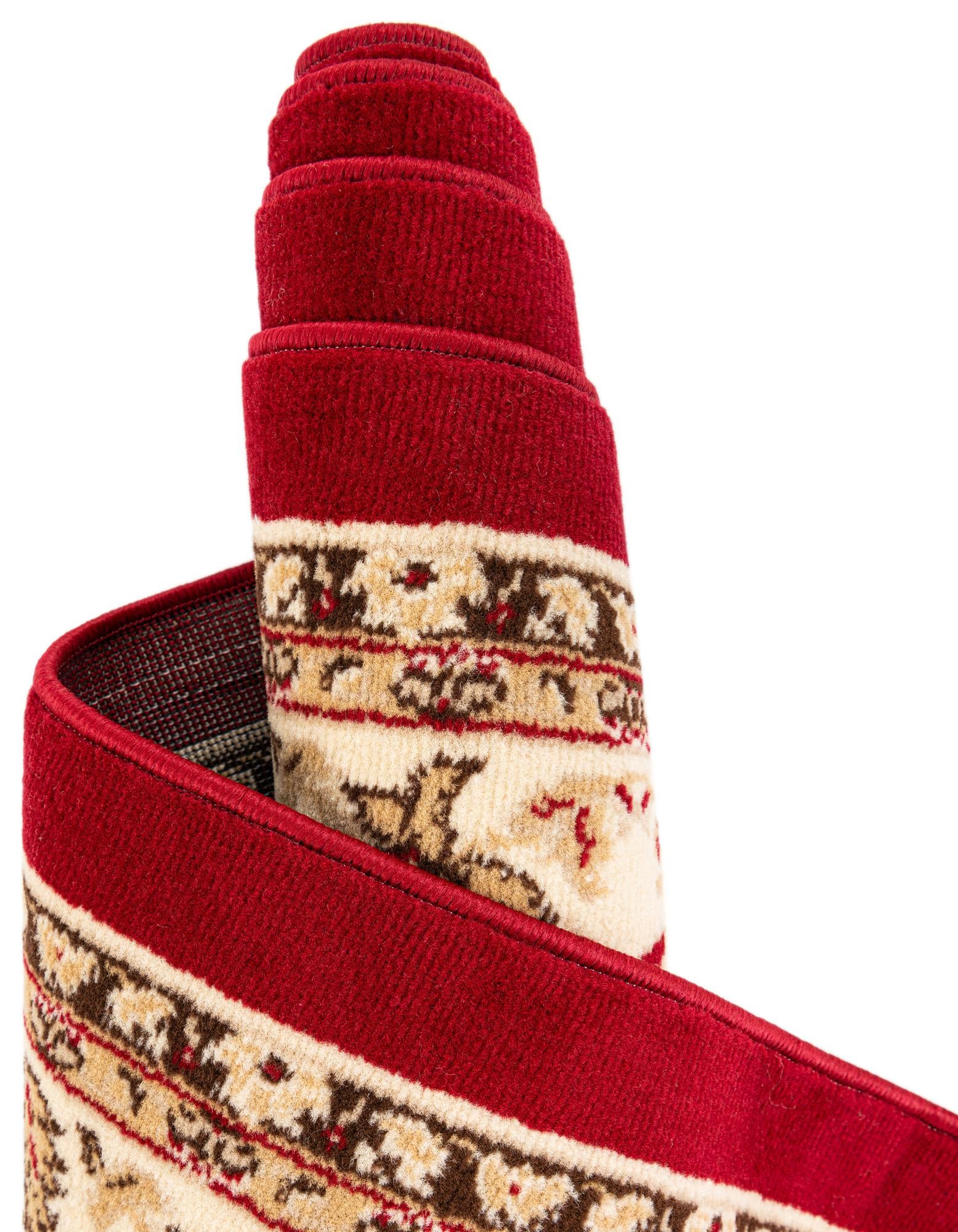 Burgundy 2' x 5' Yasmin Runner Rug | Rugs.com