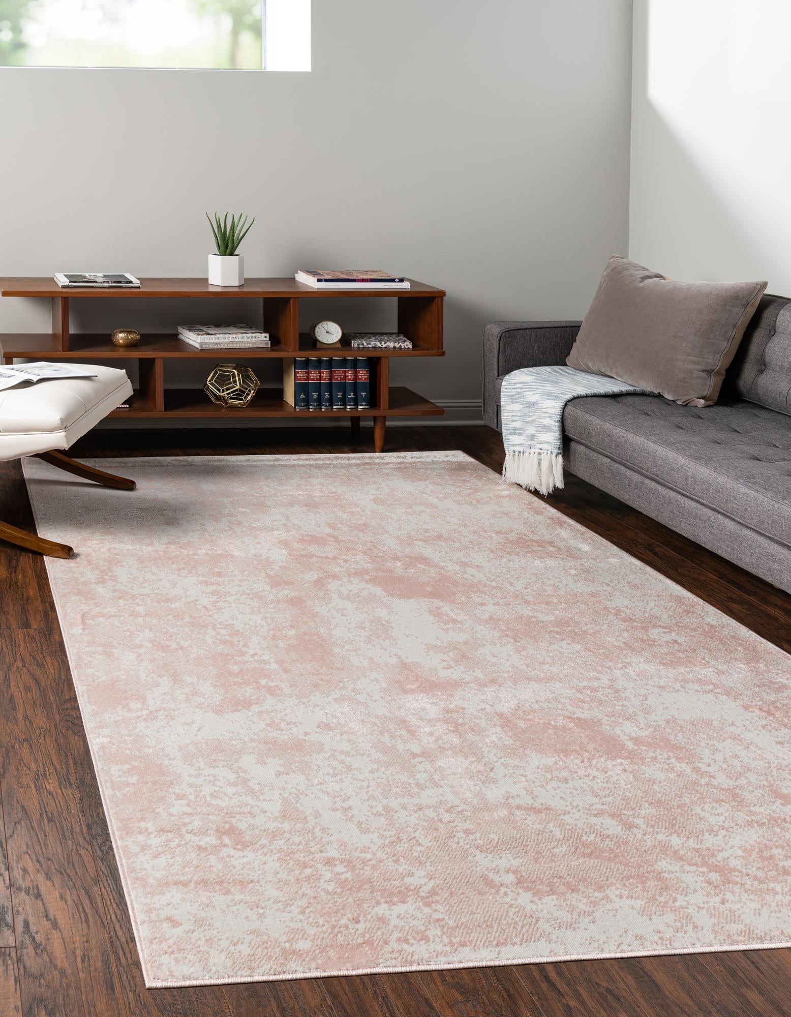 Carnation Pink 7' 10 x 10' Aurora Rug | Rugs.com