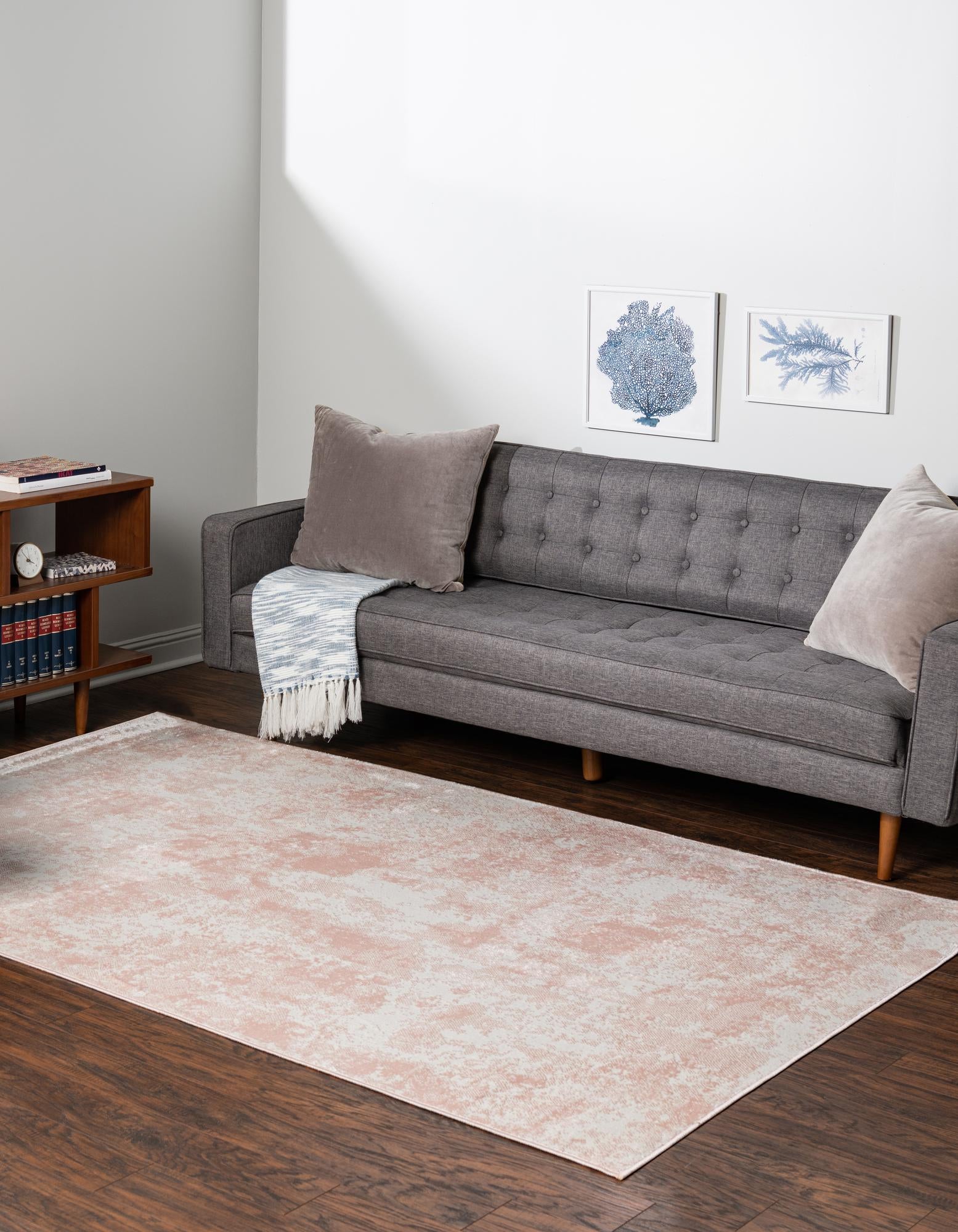 Carnation Pink 7' 10 x 10' Aurora Rug | Rugs.com