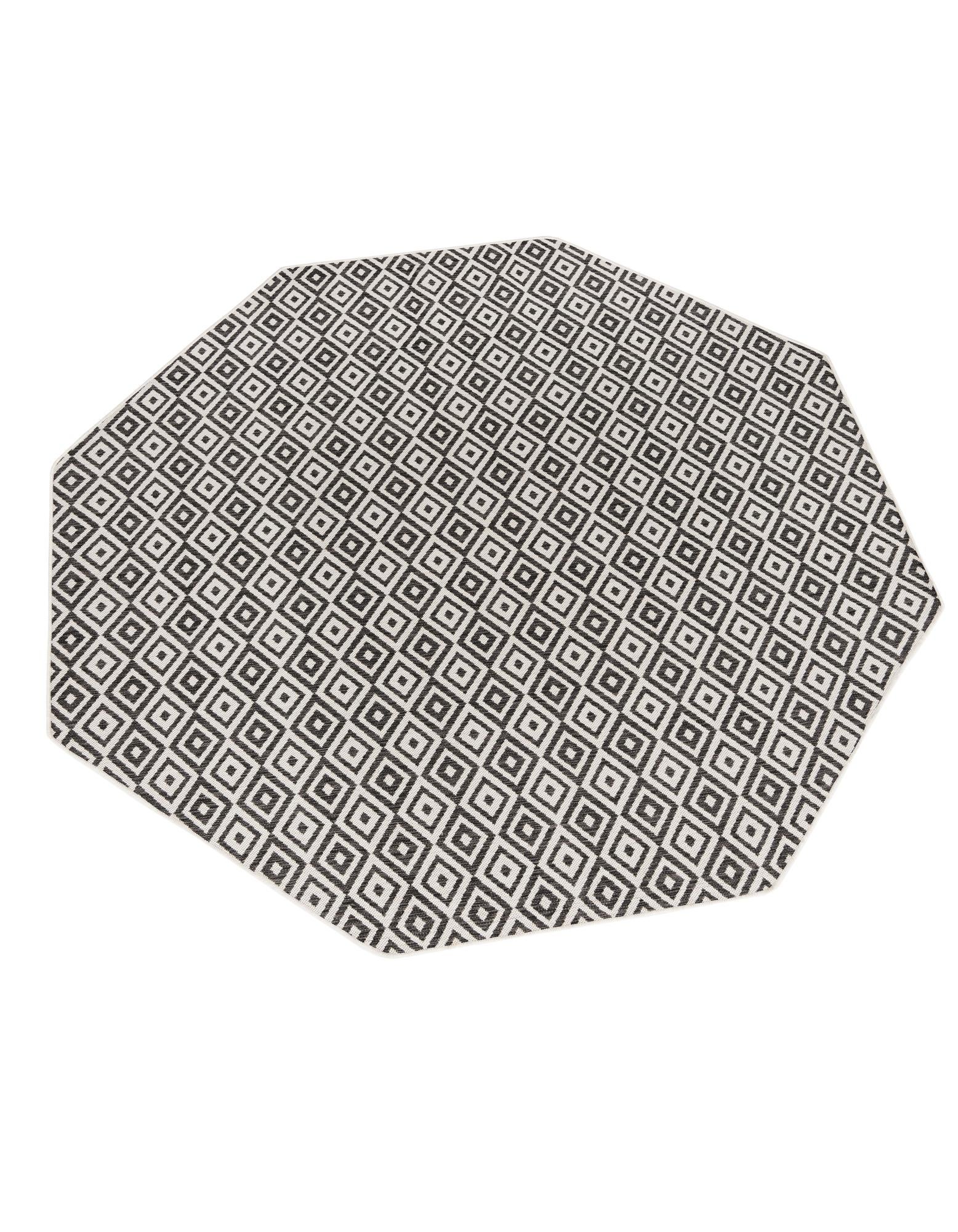 Charcoal Gray 7' 10 x 7' 10 Jill Zarin Costa Rica Indoor / Outdoor ...