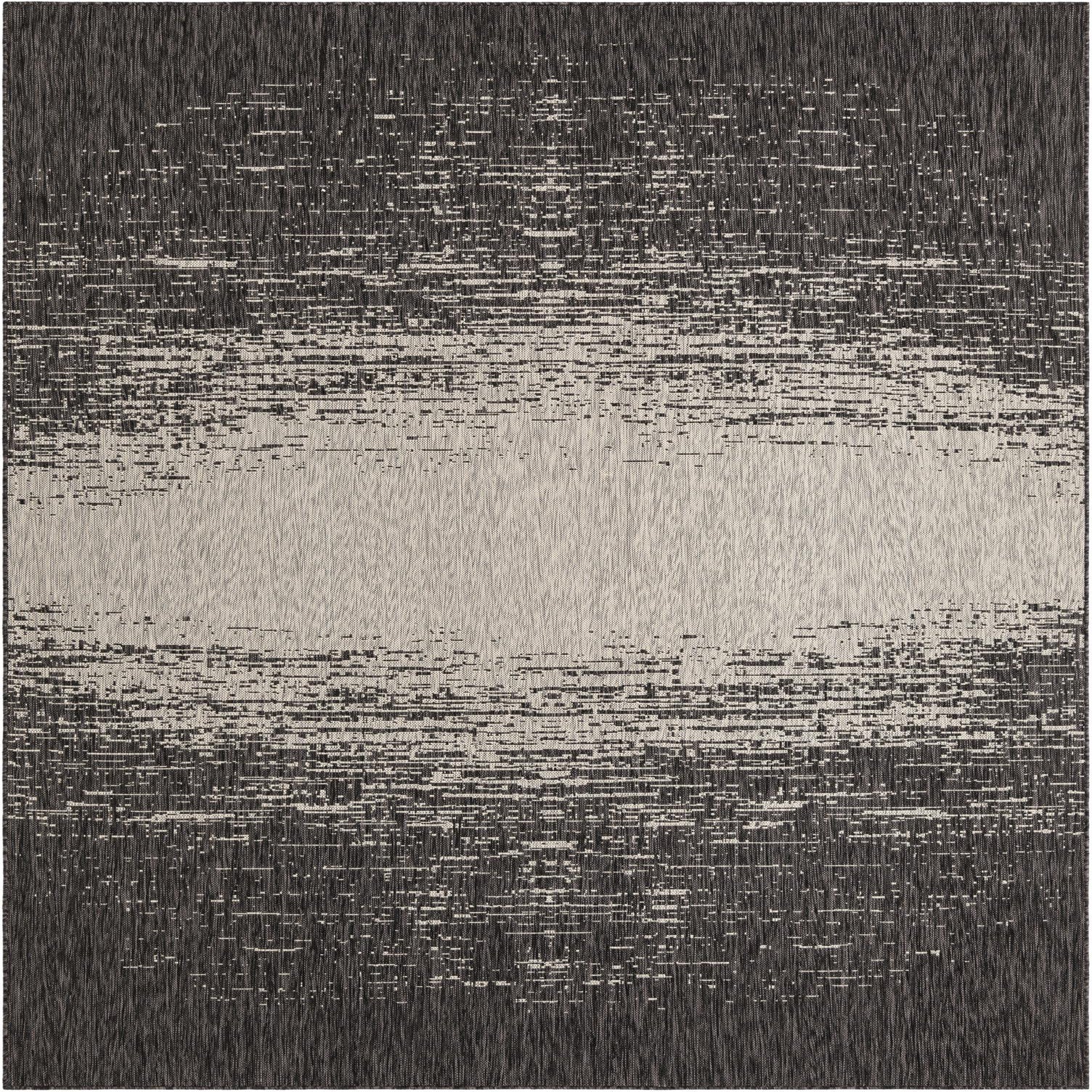 Charcoal Gray 8' x 10' 10 Modern Outdoor Rug | Rugs.com