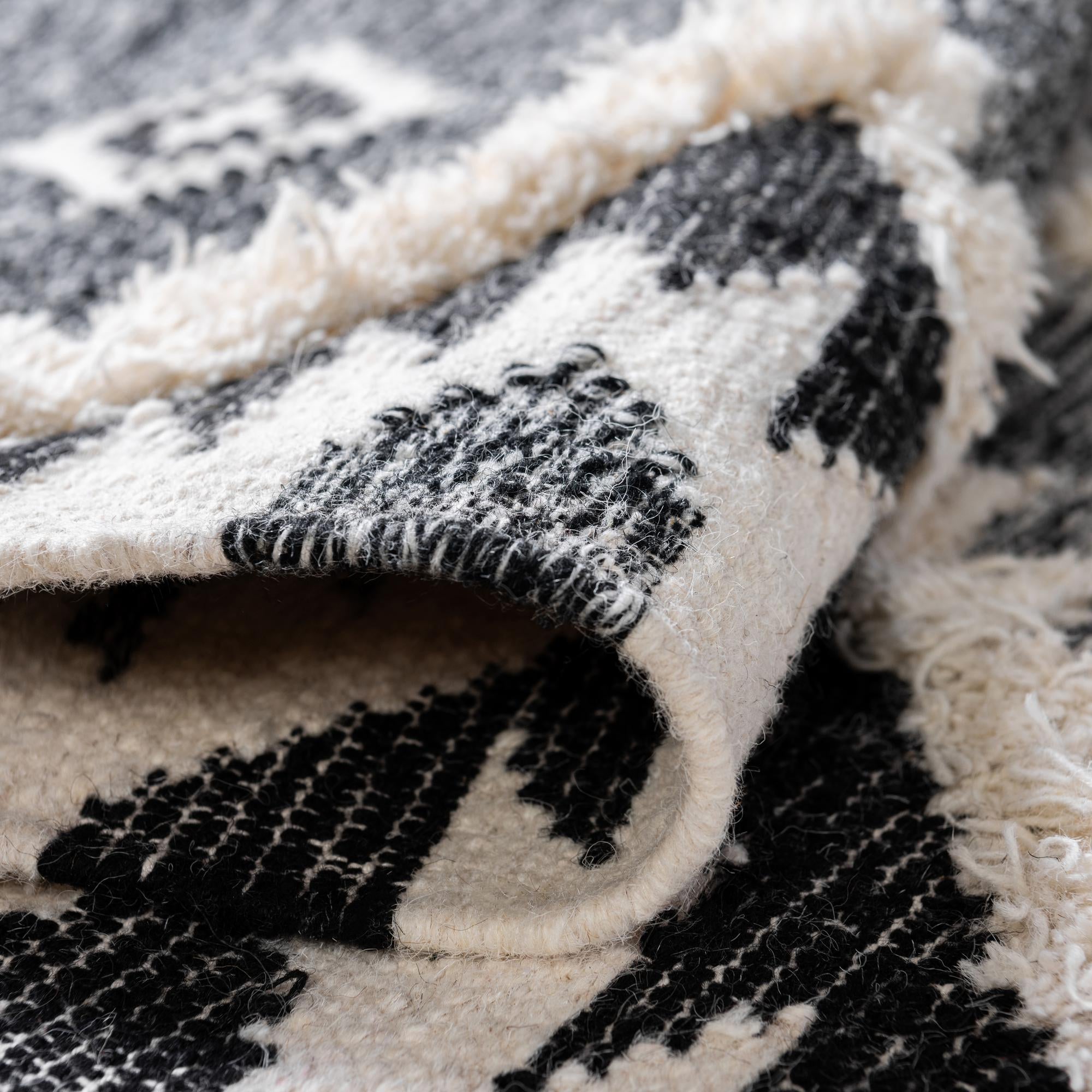 Charcoal 8' x 10' Hand Woven Arizona Wool Rug | Rugs.com