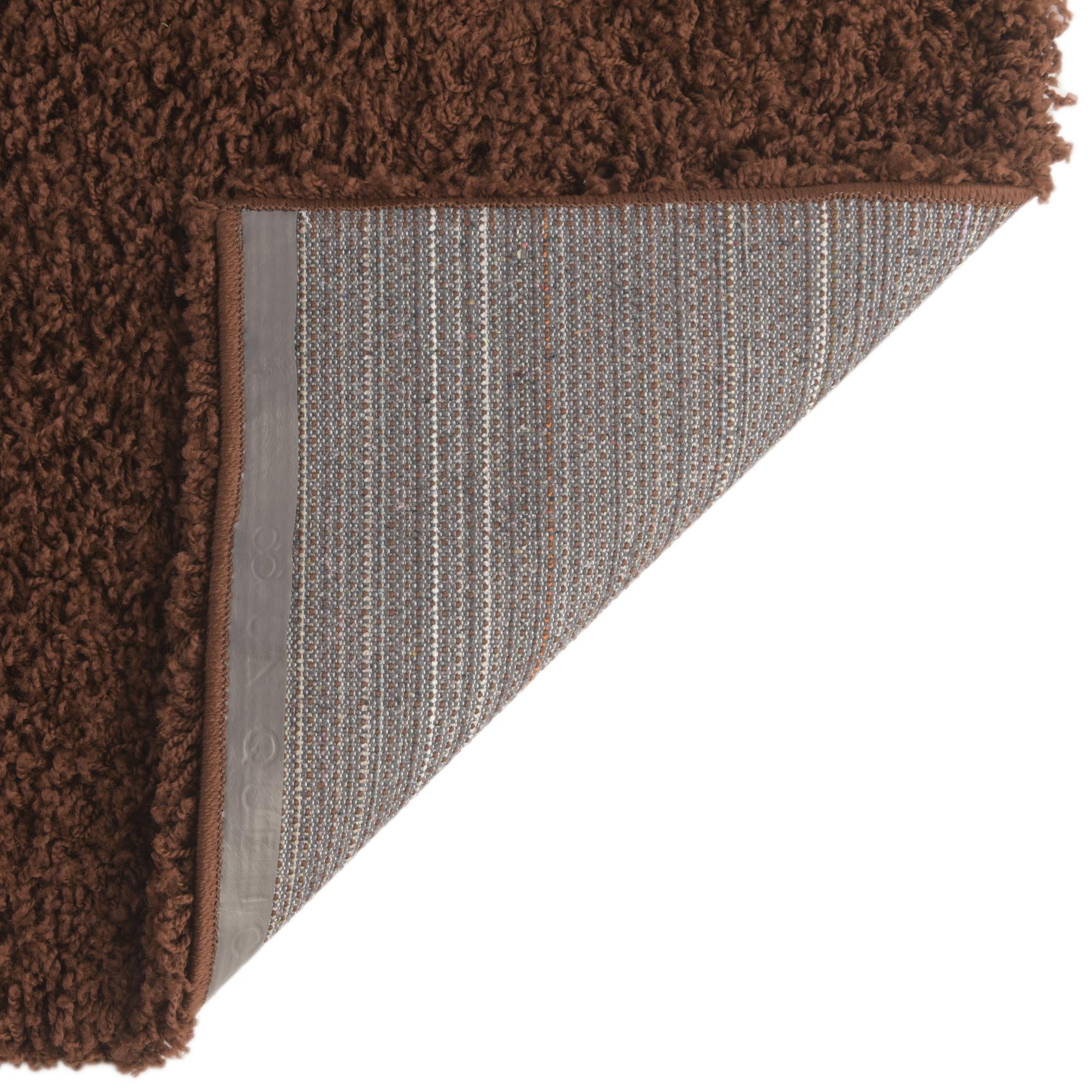 Chocolate Brown 9' x 12' 2 Solid Shag Rug | Rugs.com