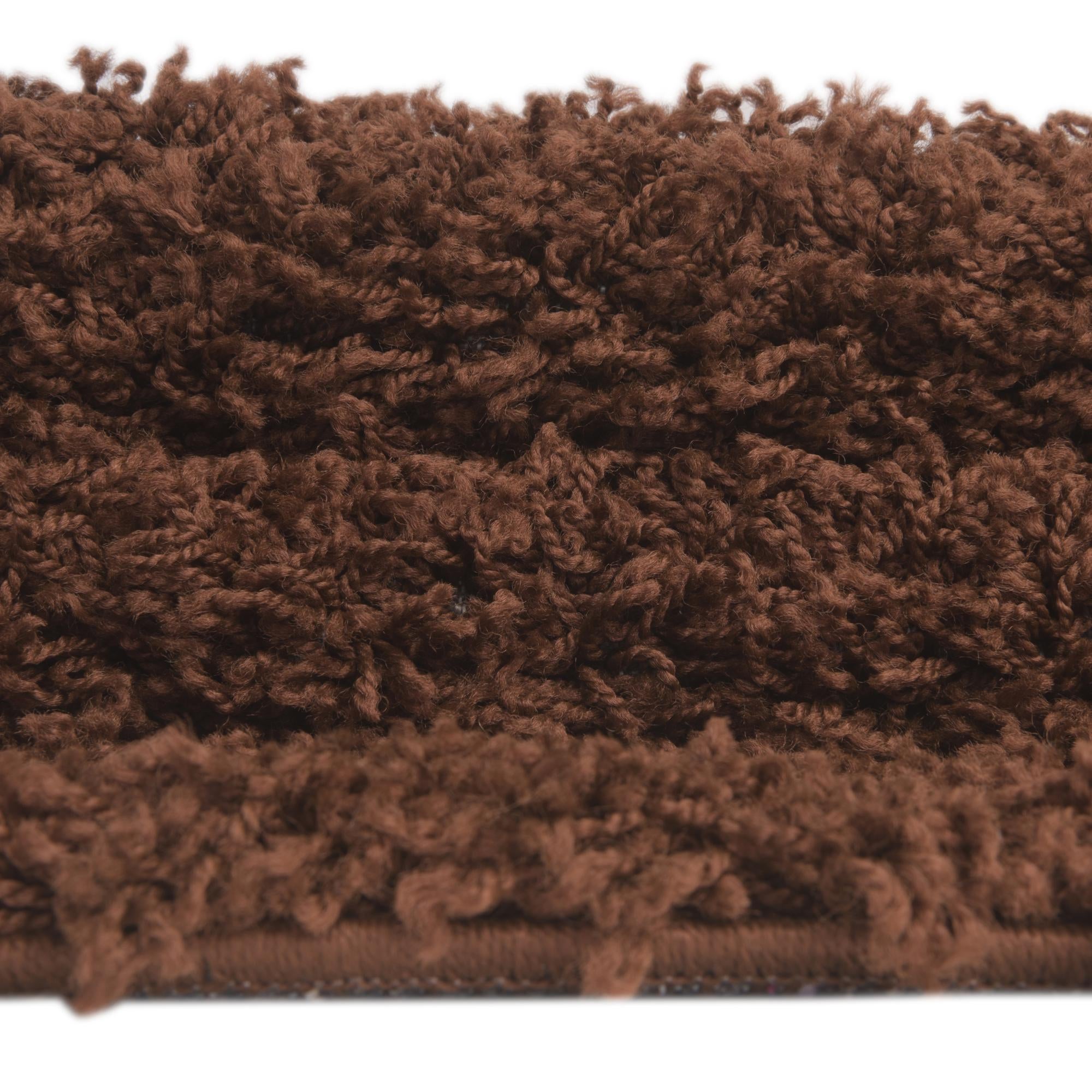 Chocolate Brown 9' x 12' 2 Solid Shag Rug | Rugs.com