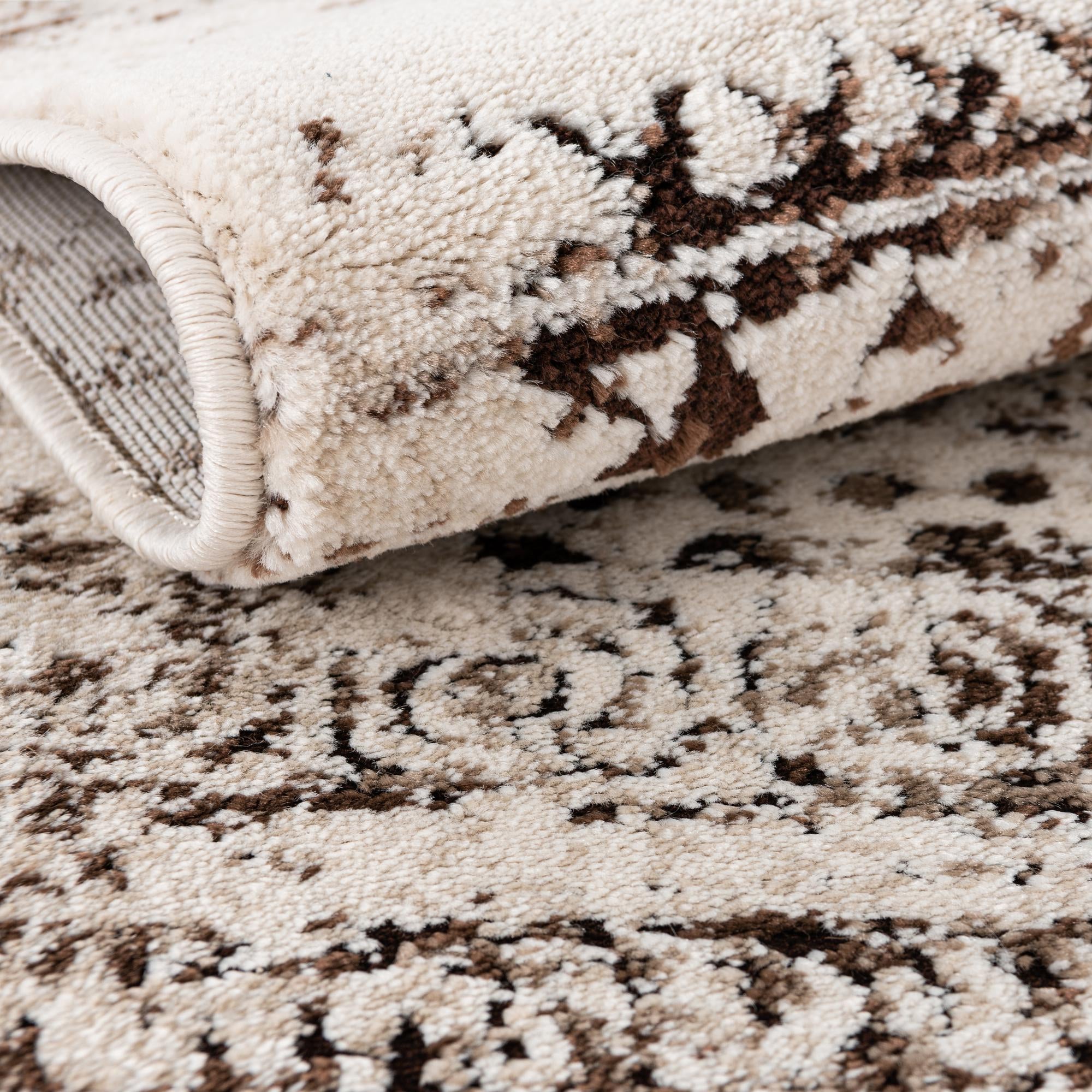 Chocolate Brown 10' 8 x 10' 8 Hermitage Round Rug | Rugs.com