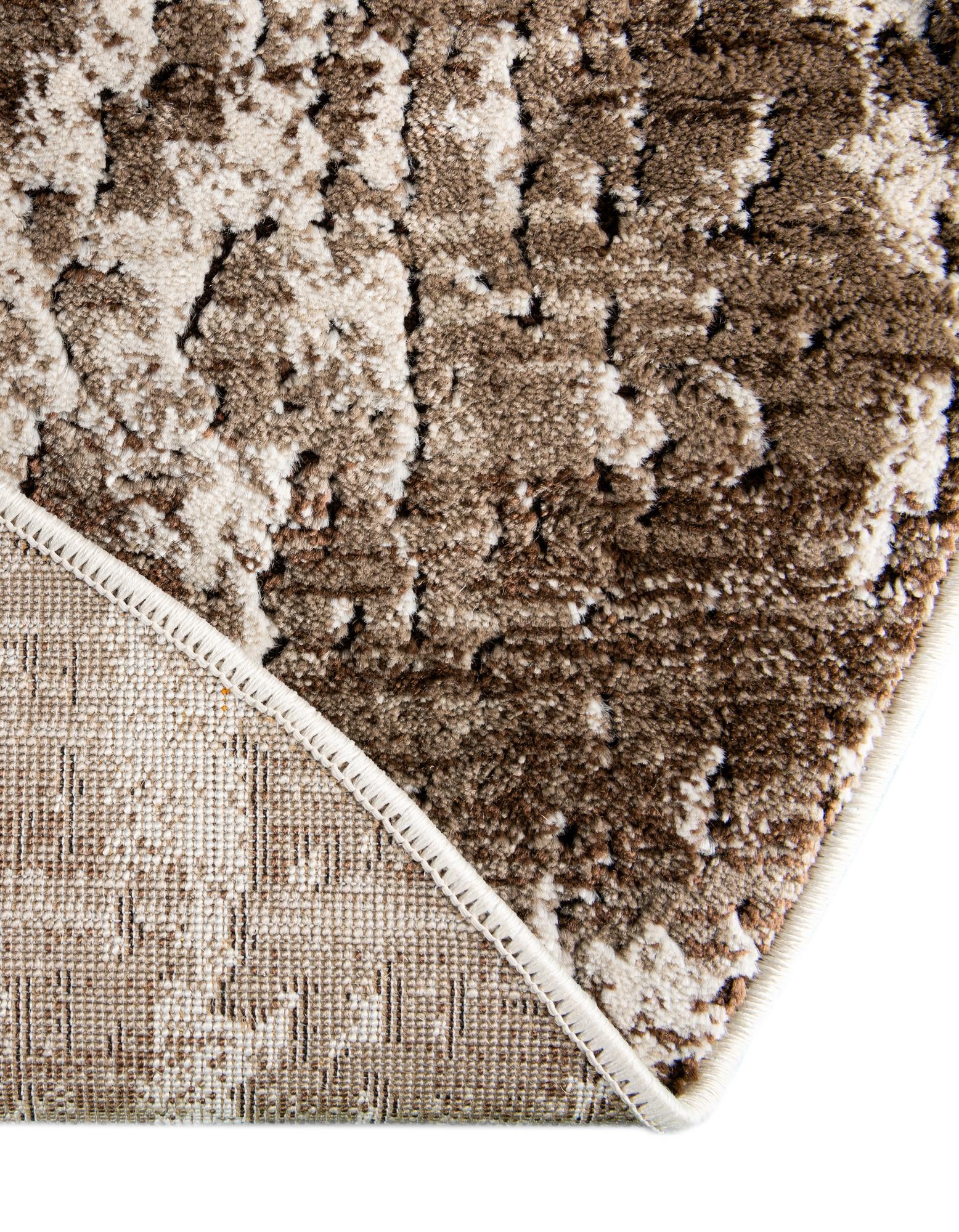 Chocolate Brown 10' 8 x 10' 8 Hermitage Round Rug | Rugs.com